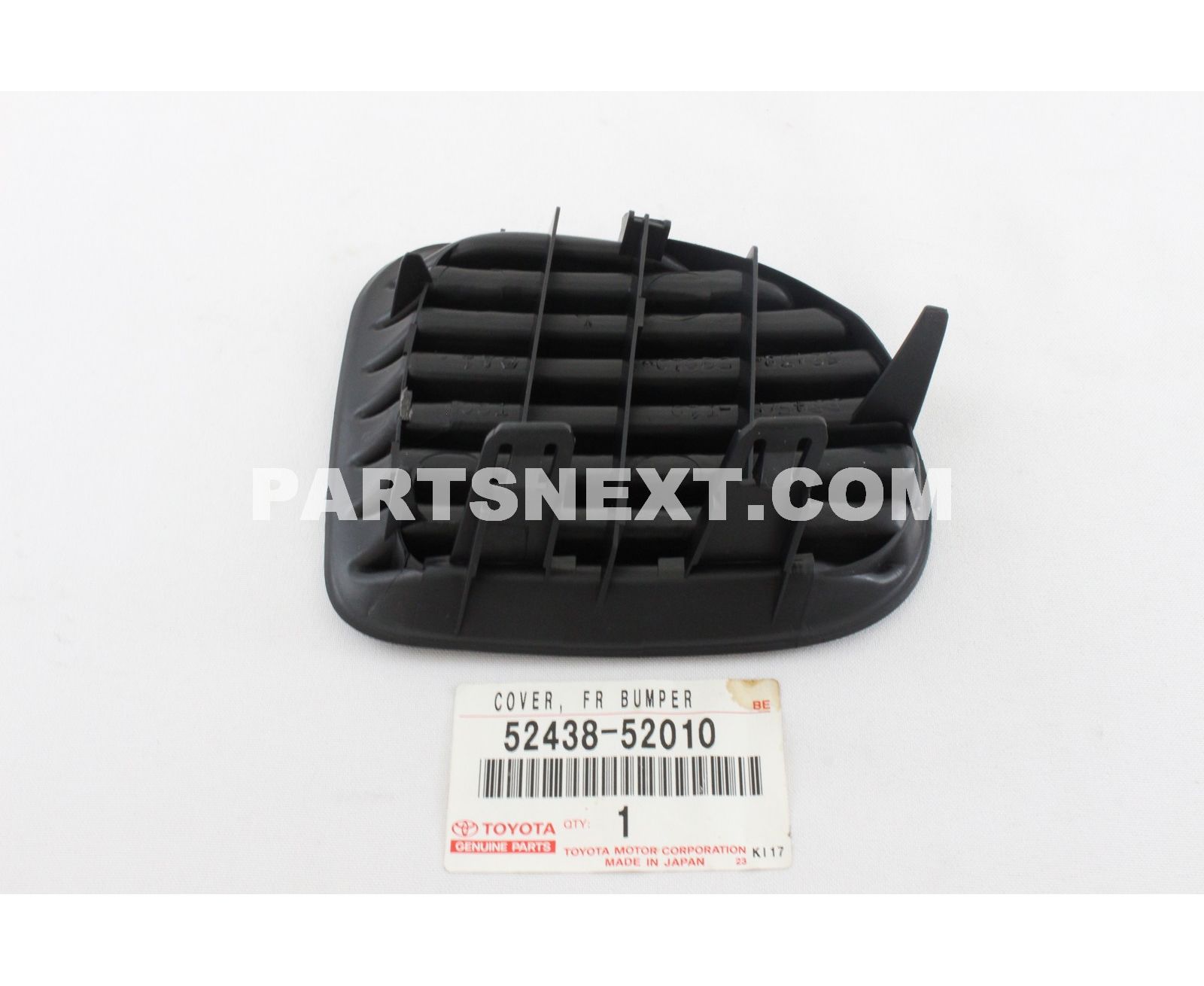 Toyota :: 52438-52010 COVER, FRONT BUMPER GUARD, LH