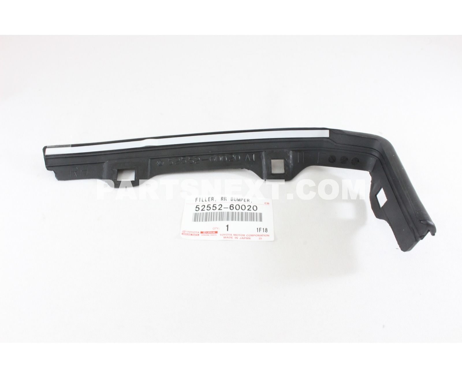 Toyota :: 52552-60020 FILLER, REAR BUMPER, RH