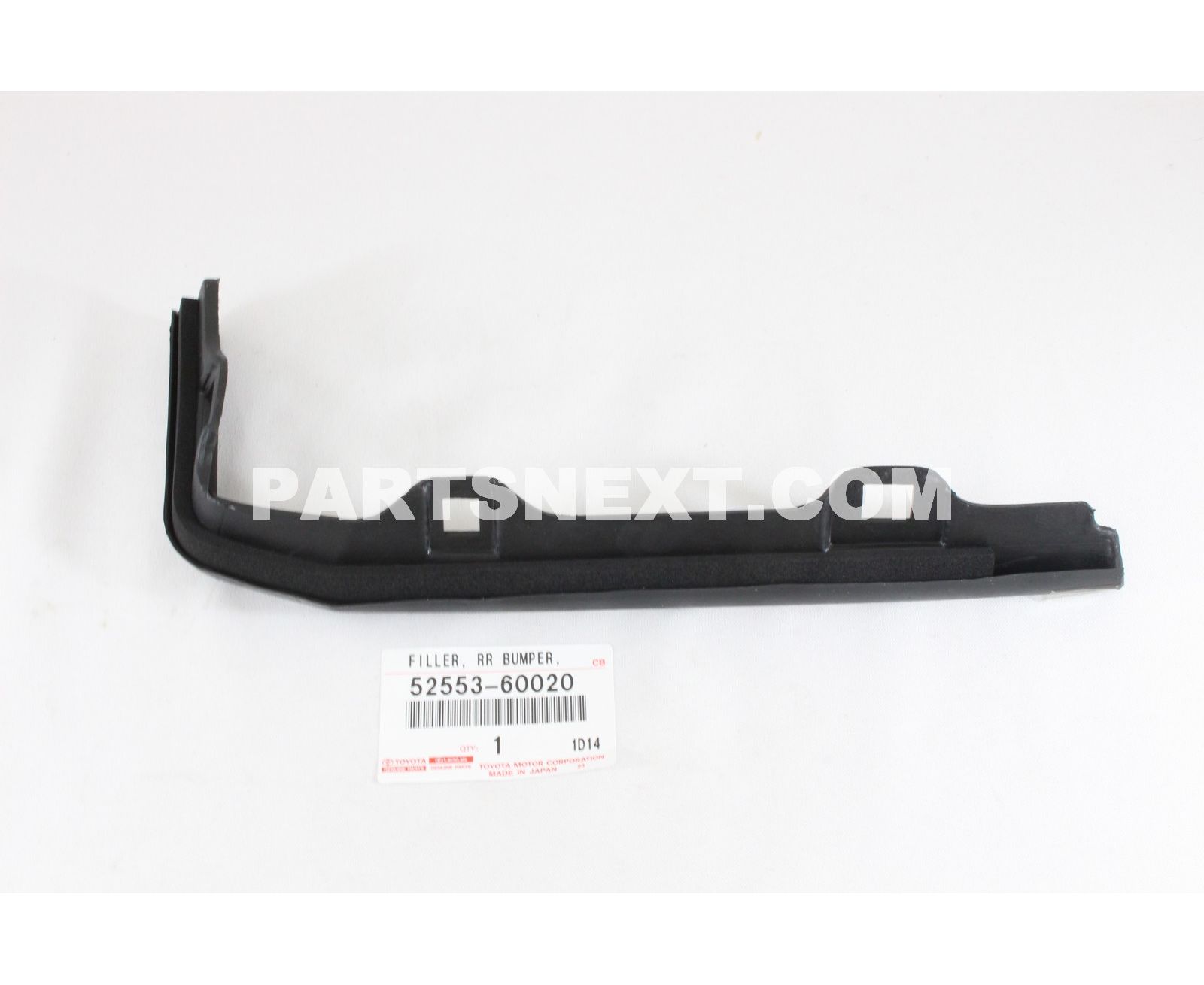 Toyota :: 52553-60020 FILLER, REAR BUMPER, LH