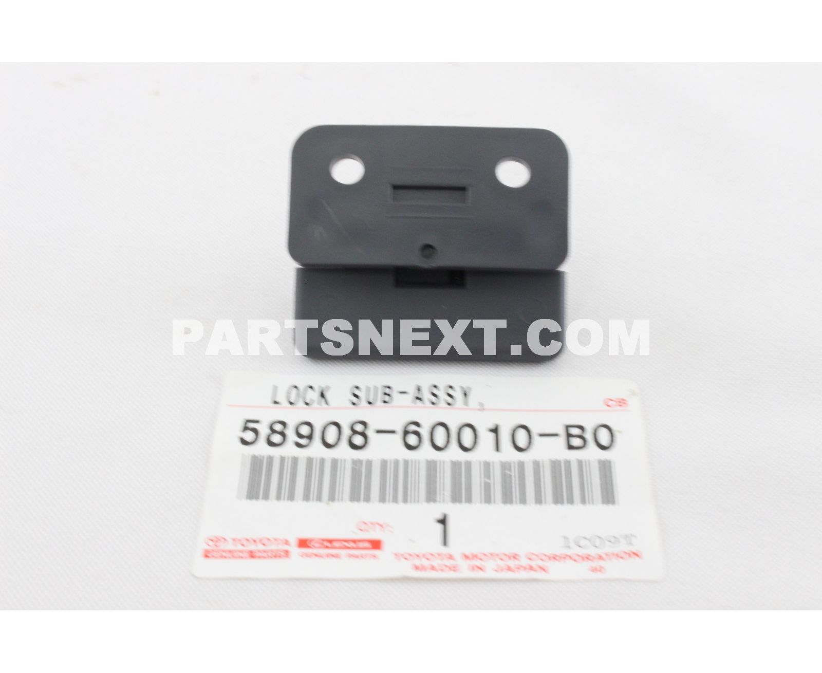 Toyota :: 58908-60010-B0 LOCK SUB-ASSY, CONSOLE COMPARTMENT DOOR