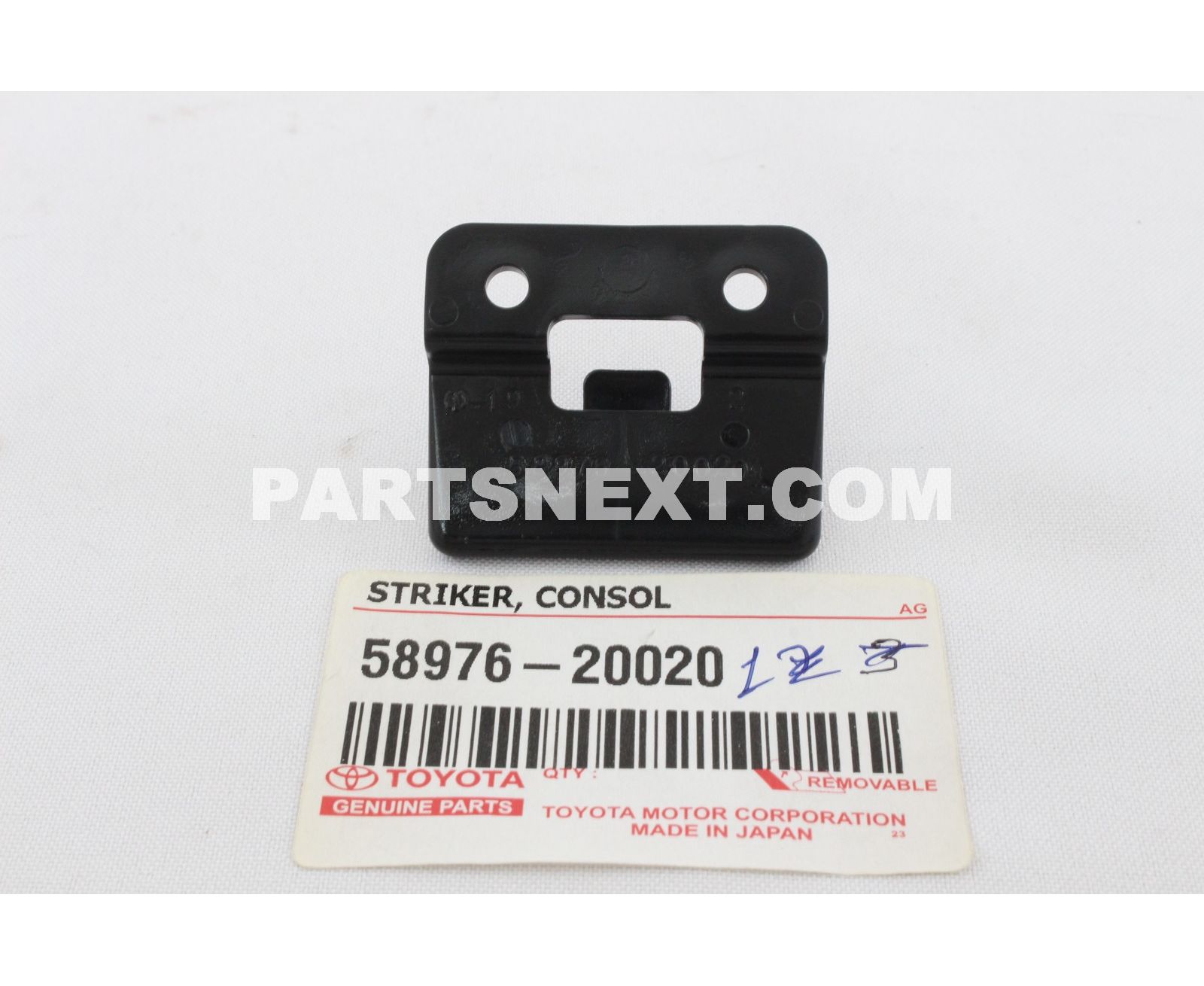 Toyota :: 58976-20020 STRIKER, CONSOLE COMPARTMENT DOOR LOCK