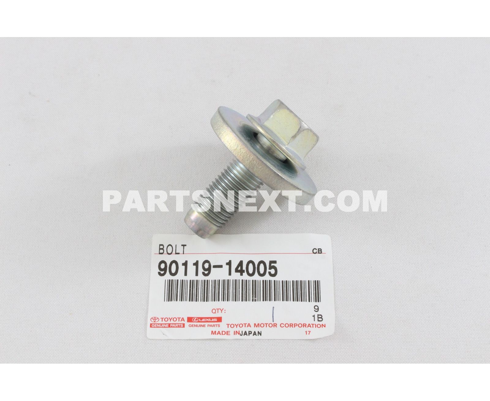 Toyota :: 90119-14005 BOLT(FOR CRANKSHAFT PULLEY SET)