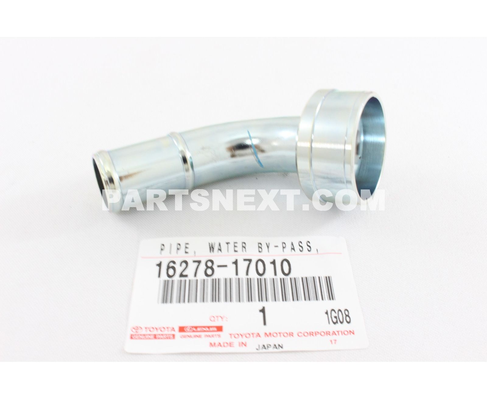 Toyota :: 16278-17010 PIPE, WATER BY-PASS, NO.2