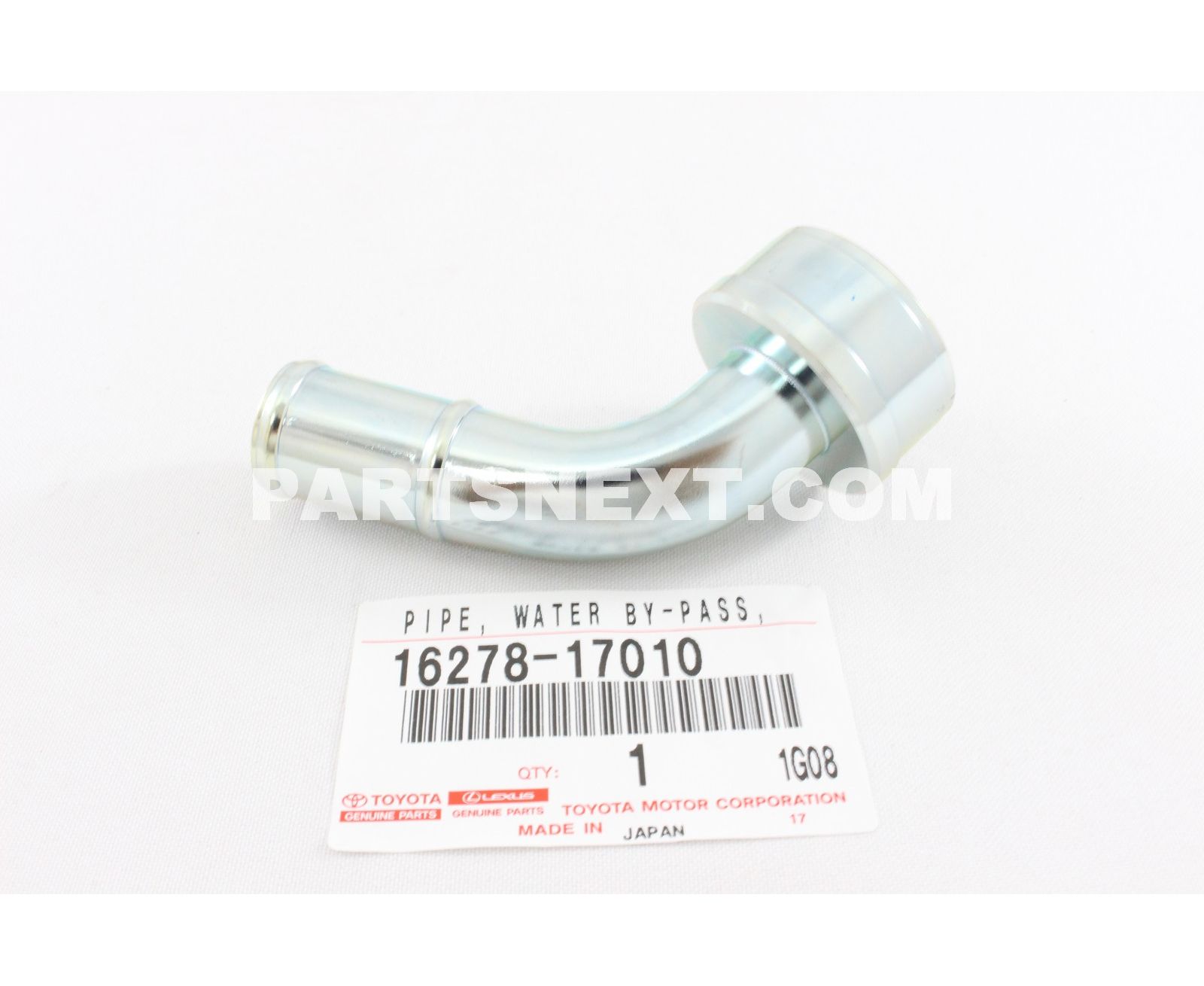 Toyota :: 16278-17010 PIPE, WATER BY-PASS, NO.2