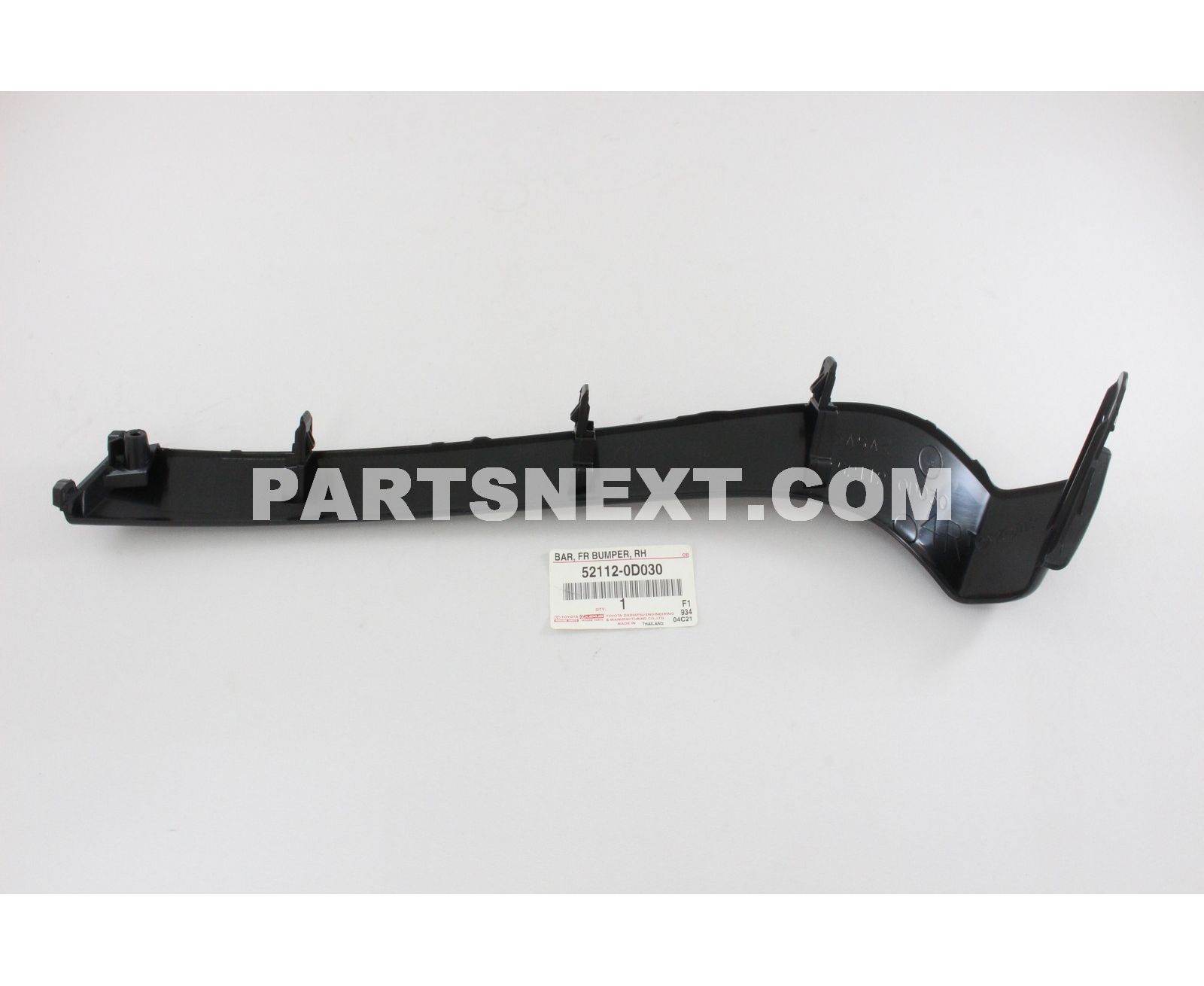 Toyota :: 52112-0D030 BAR, FRONT BUMPER, RH