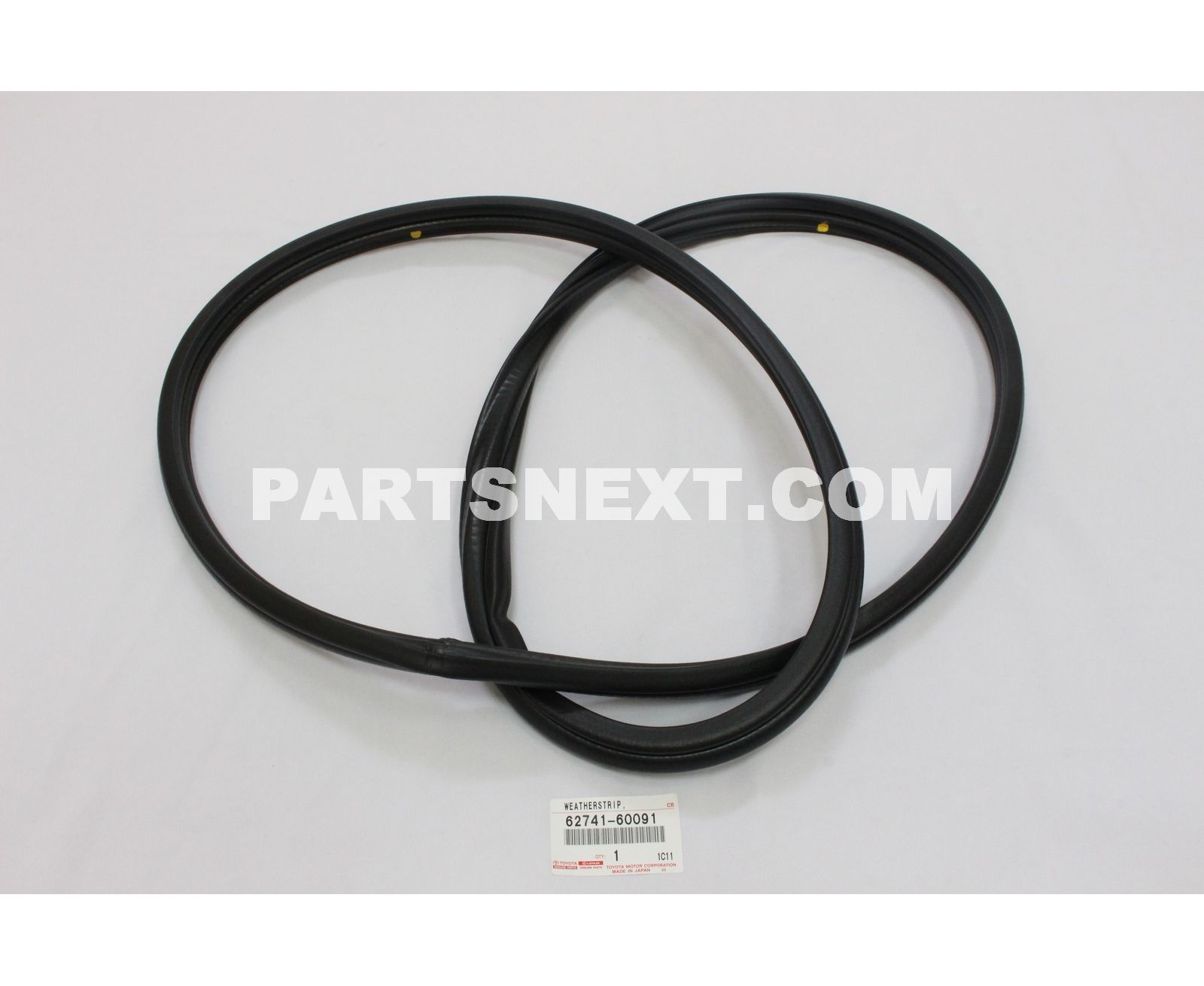 Toyota :: 62741-60091 WEATHERSTRIP, QUARTER WINDOW, RH