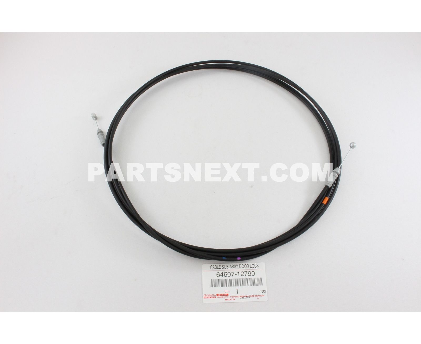 Toyota :: 64607-12790 CABLE SUB-ASSY, LUGGAGE DOOR LOCK CONTROL