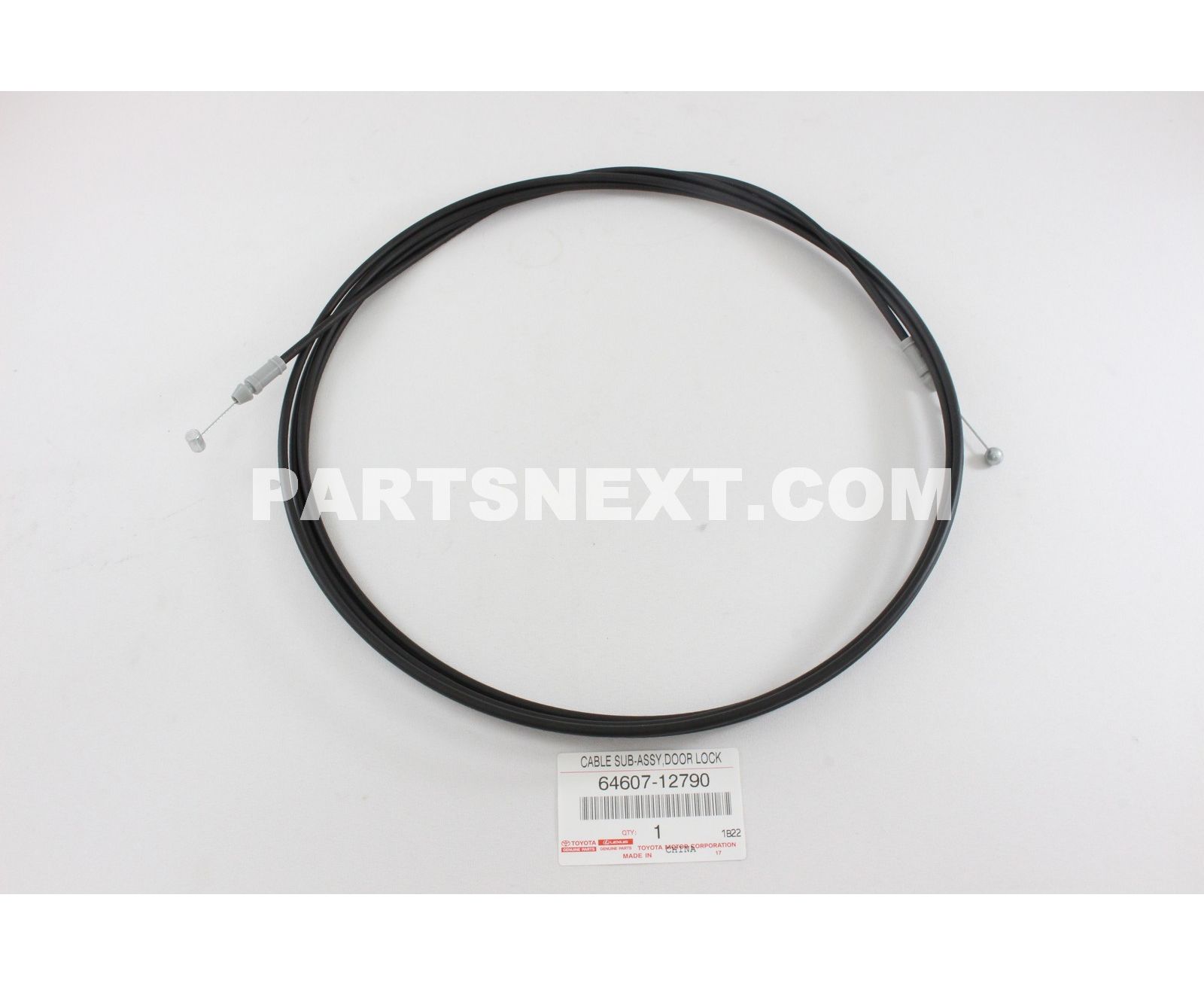 Toyota :: 64607-12790 CABLE SUB-ASSY, LUGGAGE DOOR LOCK CONTROL