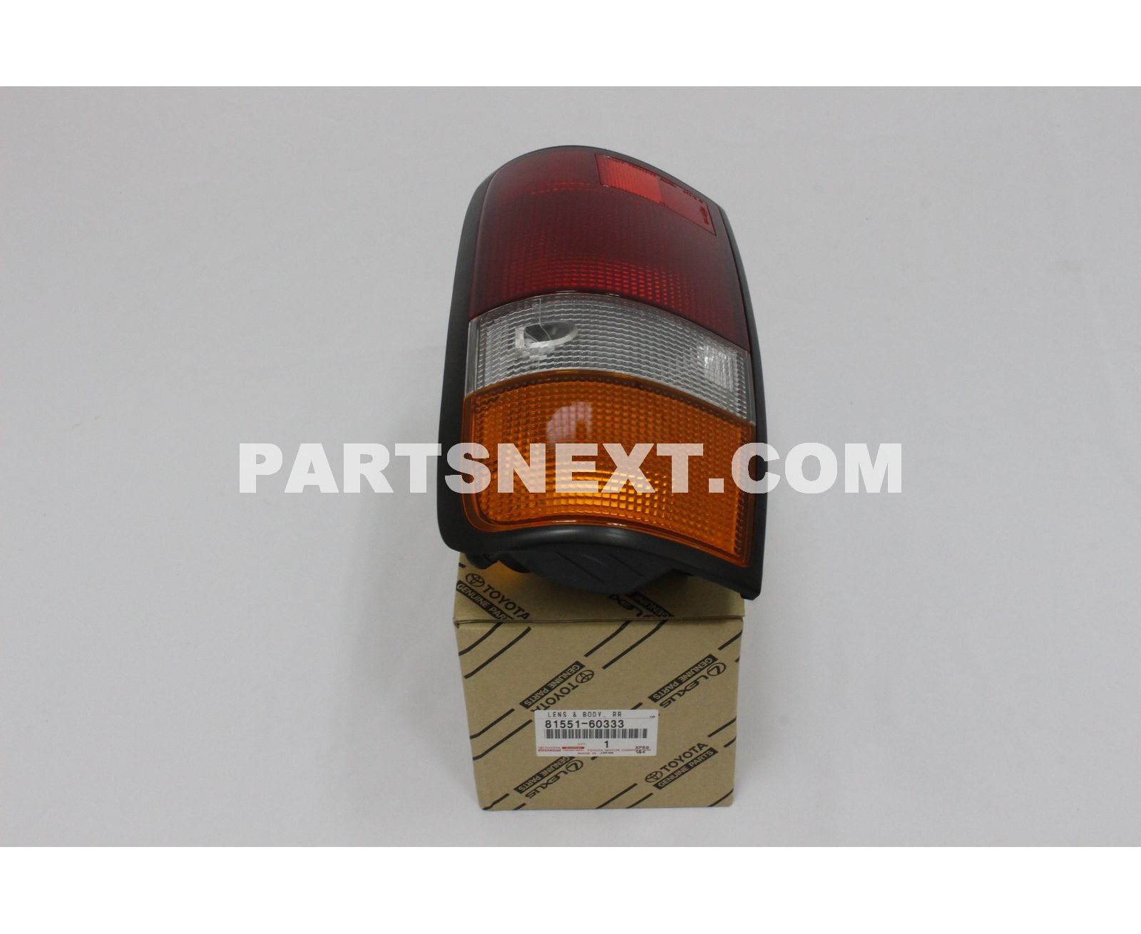 Toyota :: 81551-60333 LENS, REAR COMBINATION LAMP, RH