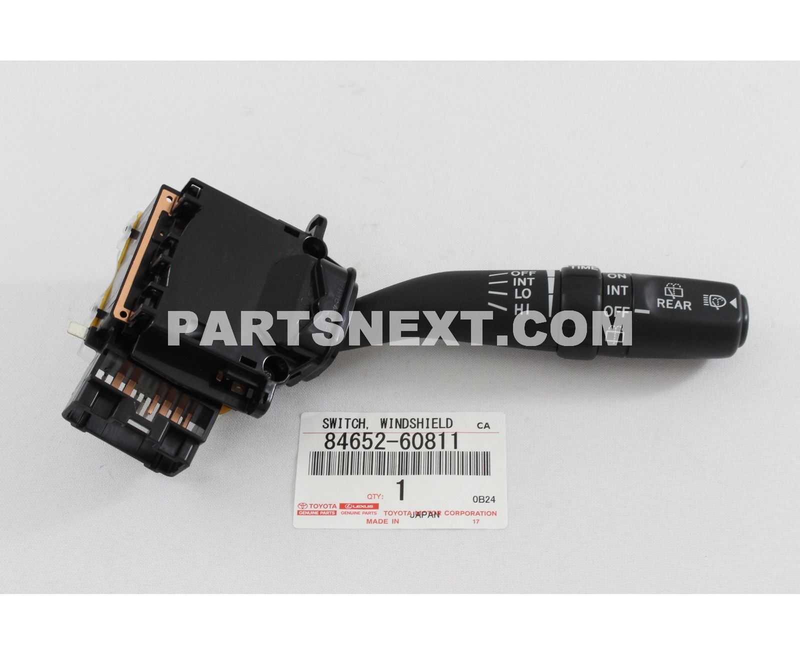Toyota :: 84652-60811 SWITCH ASSY, WINDSHIELD WIPER