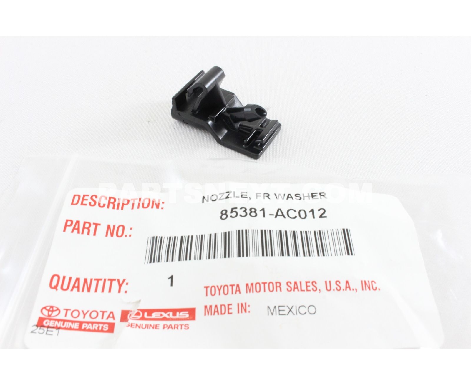 Toyota :: 85381-AC012 NOZZLE SUB-ASSY, WASHER