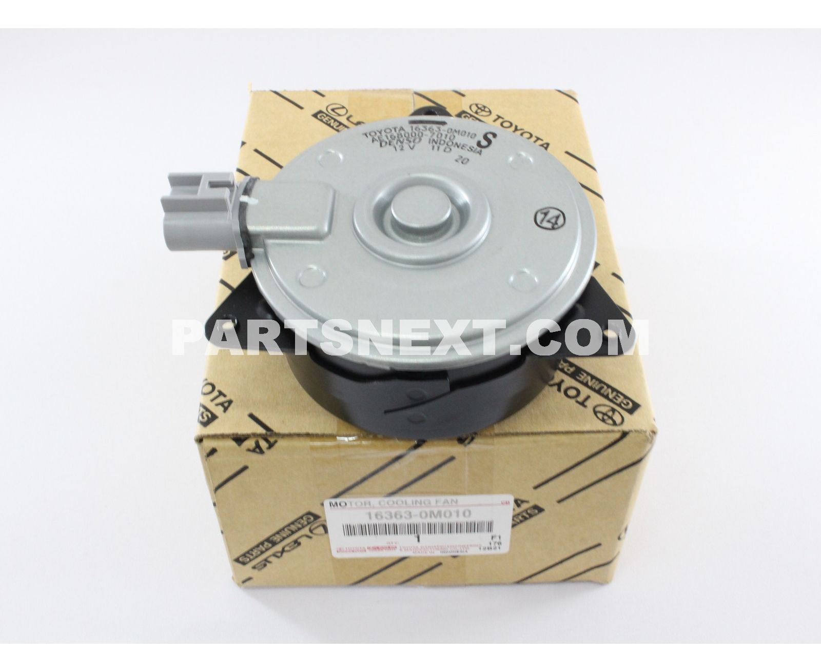 Toyota :: 16363-0M010 MOTOR, COOLING FAN