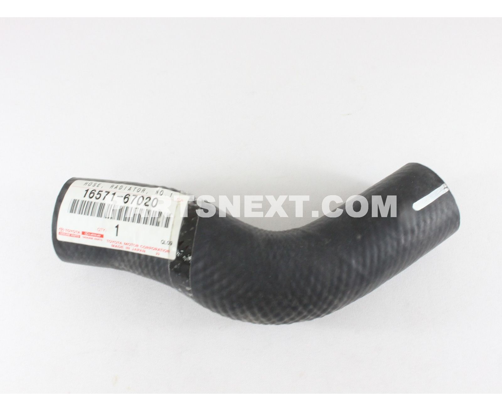 Toyota :: 16571-67020 HOSE, RADIATOR, INLET