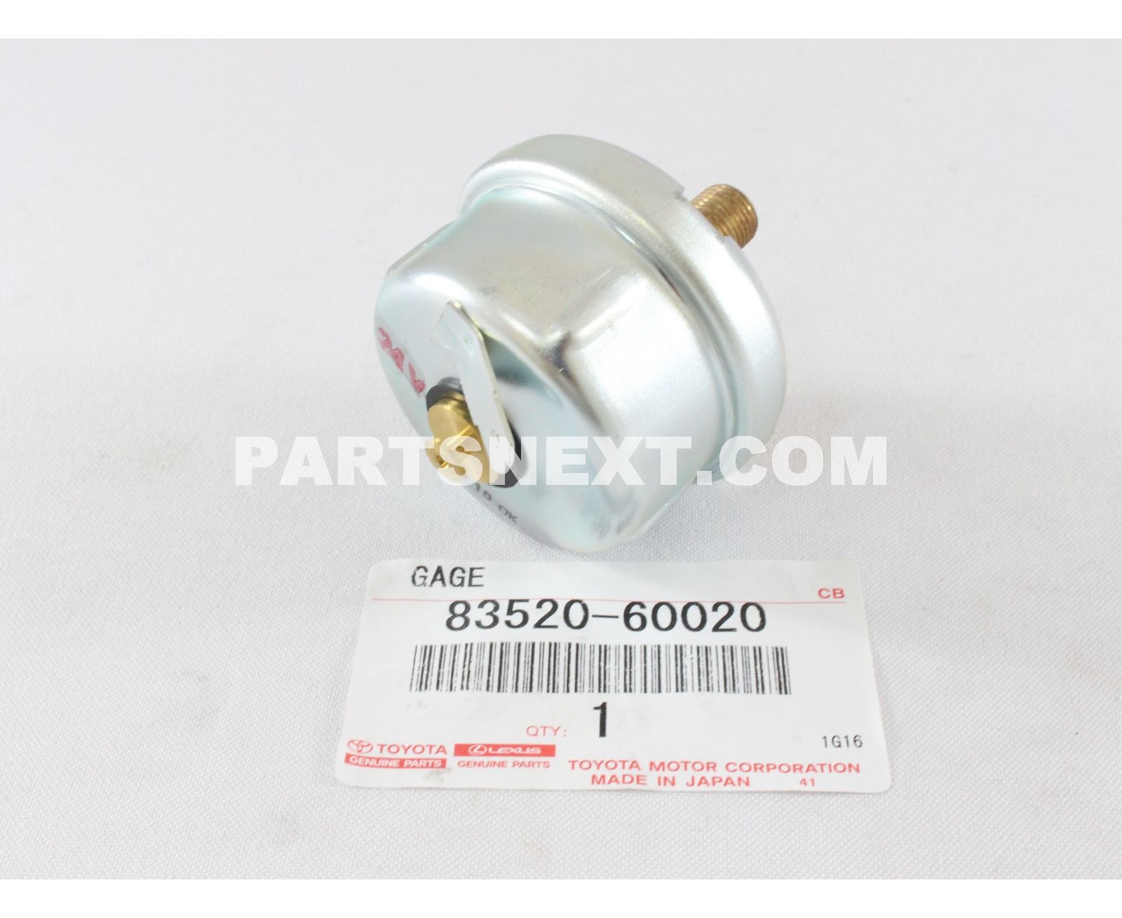 Toyota :: 83520-60020 GAGE ASSY,OIL PRESSURE SENDER
