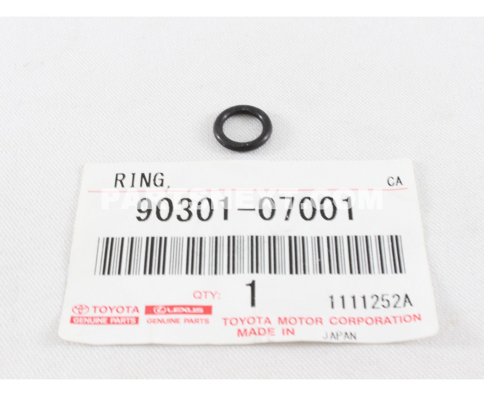 Toyota :: 90301-07001 RING, O(FOR FUEL INJECTOR)
