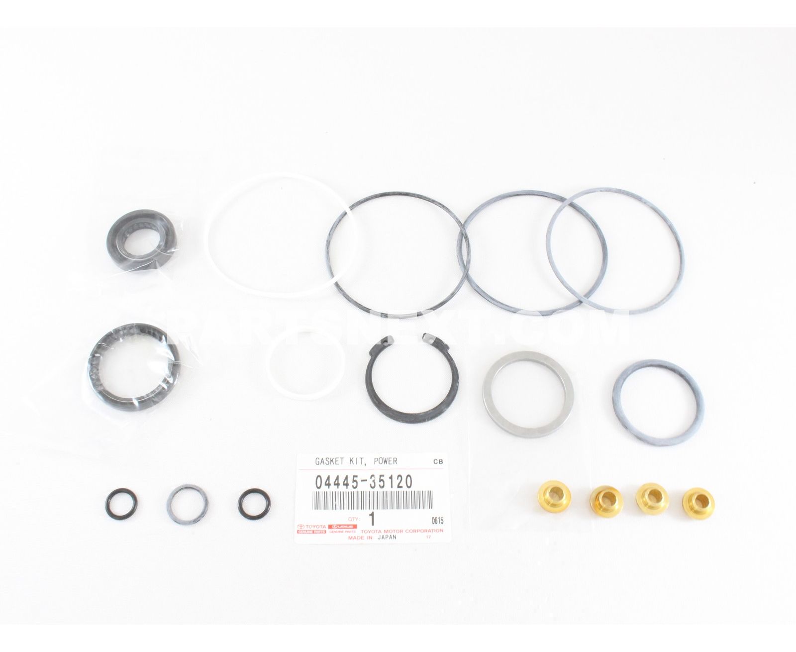 Toyota :: 04445-35120 GASKET KIT, POWER STEERING GEAR(FOR RACK & PINION)