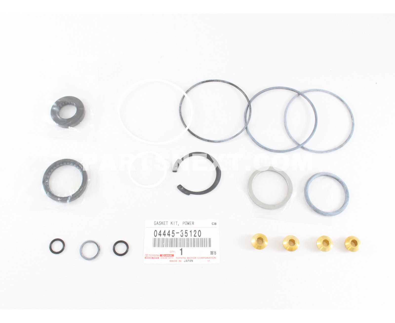 Toyota :: 04445-35120 GASKET KIT, POWER STEERING GEAR(FOR RACK & PINION)