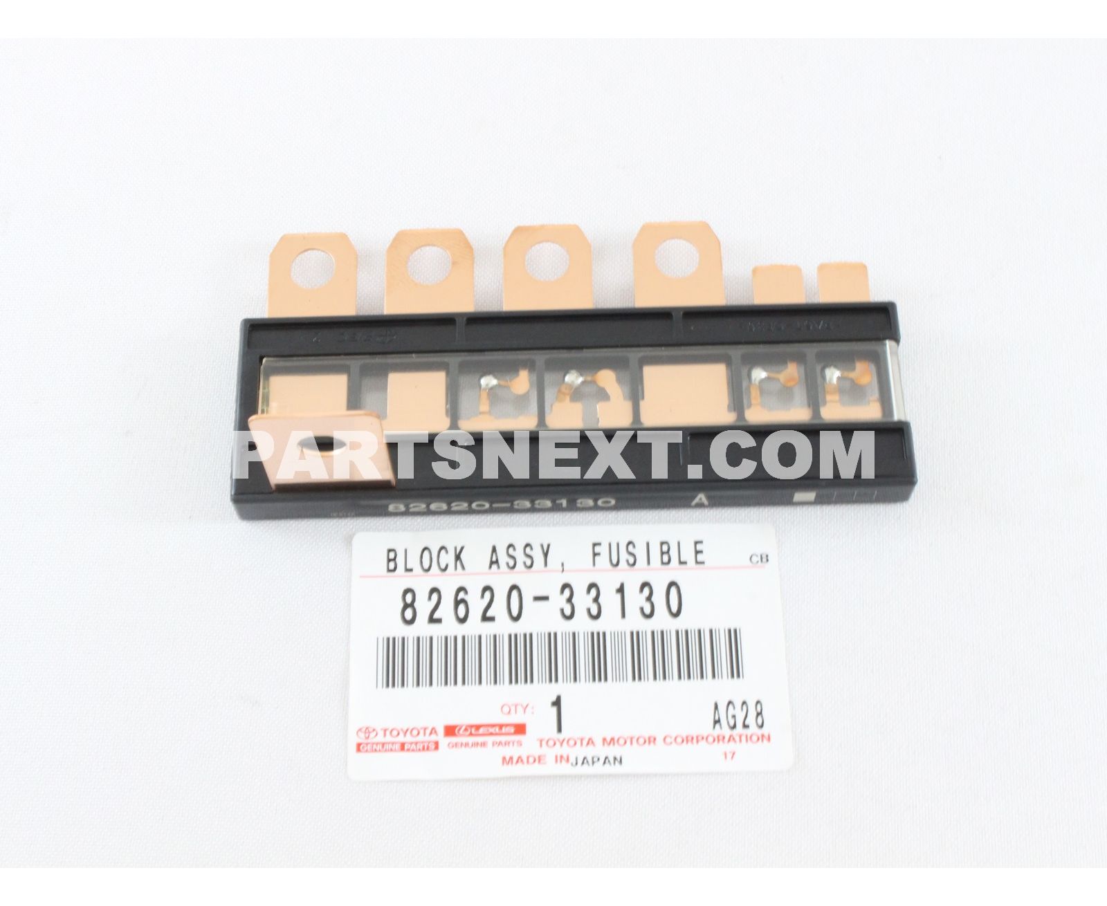 Toyota :: 82620-33130 BLOCK ASSY, FUSIBLE