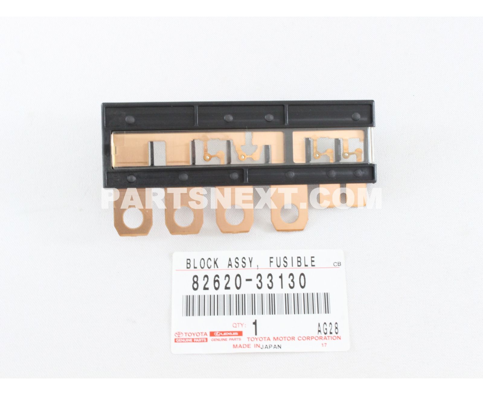 Toyota :: 82620-33130 BLOCK ASSY, FUSIBLE