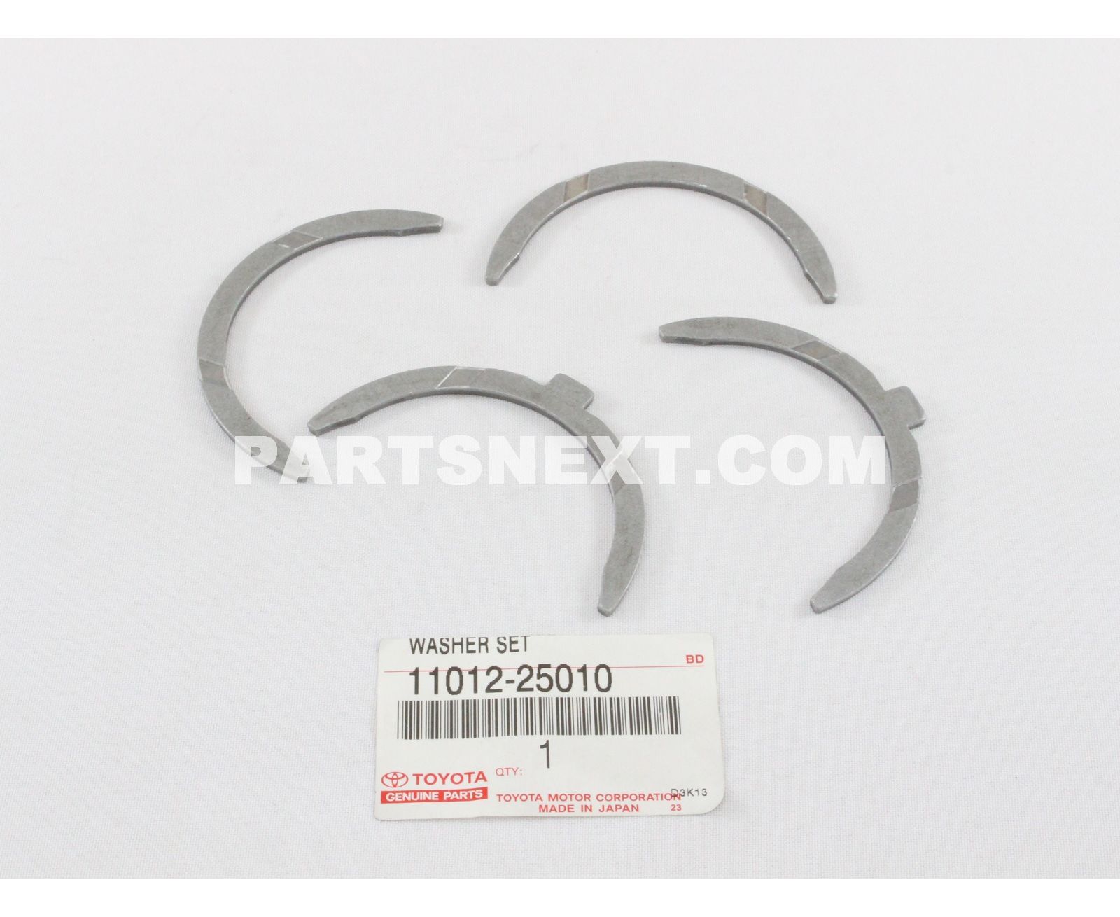 Toyota :: 11012-25010 WASHER SET, CRANKSHAFT THRUST