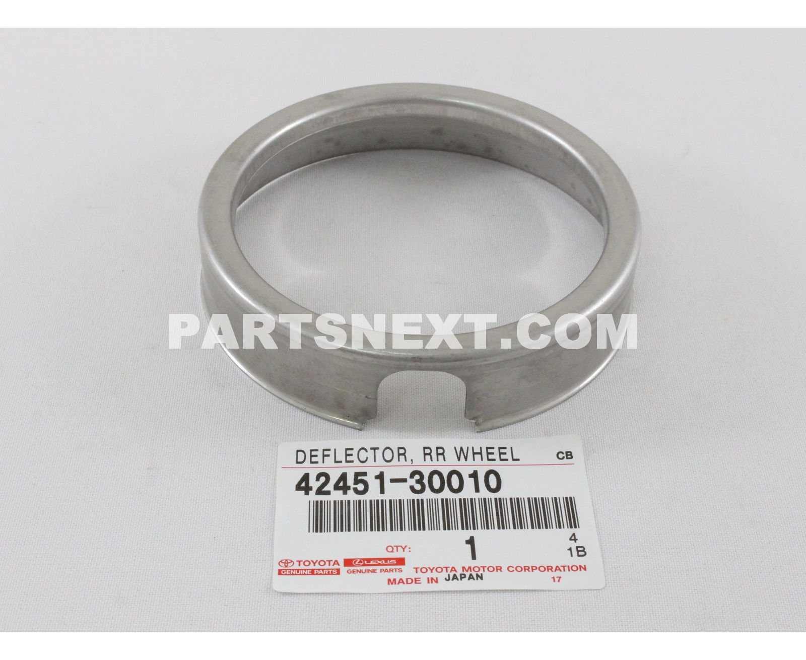 Toyota :: 42451-30010 DEFLECTER, REAR WHEEL BEARING DUST, NO.2, RH/LH