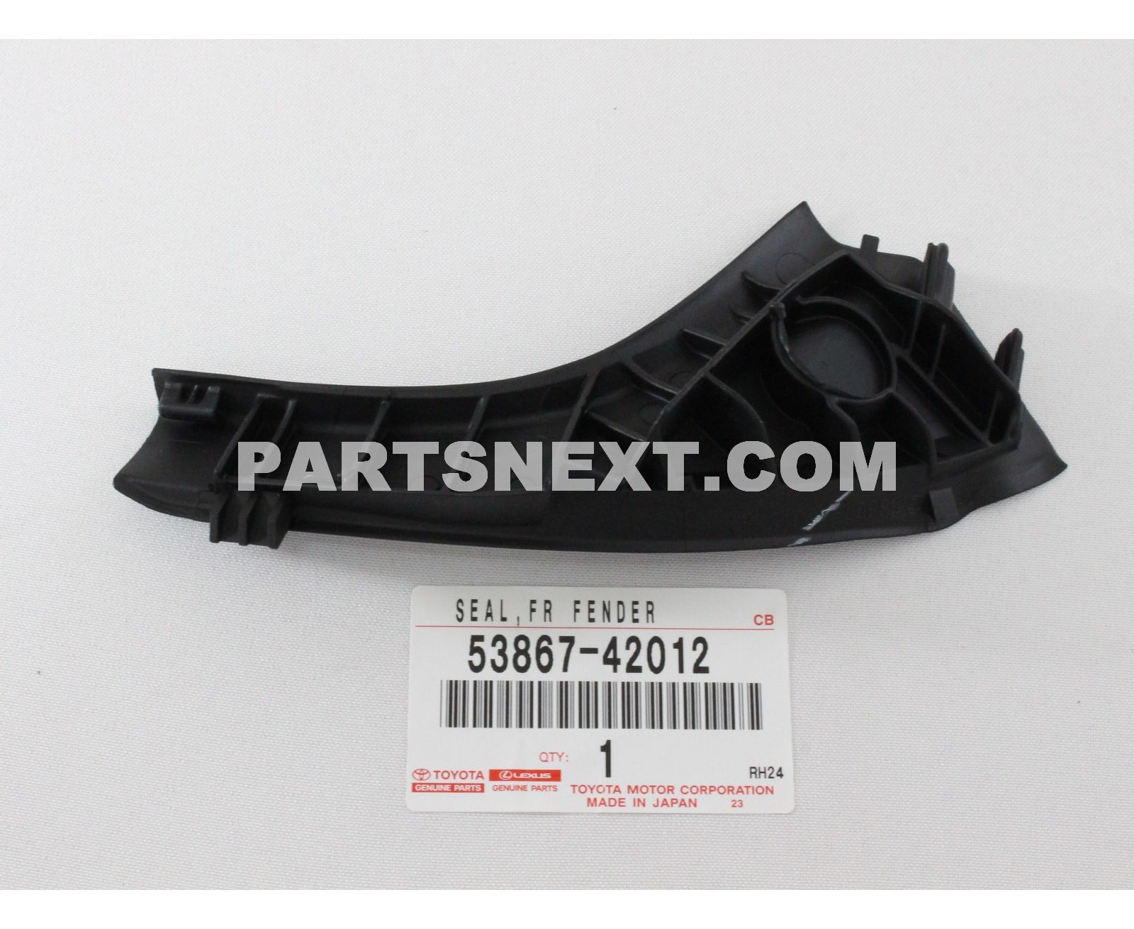 Toyota :: 53867-42012 SEAL, FRONT FENDER TO COWL SIDE, LH