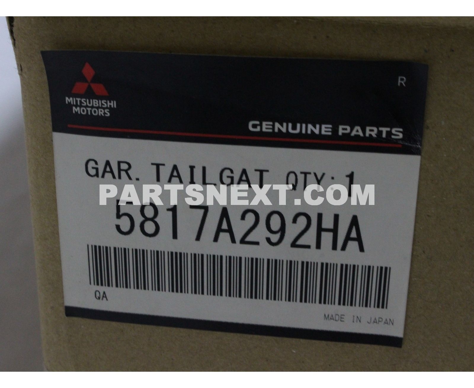 Mitsubishi :: 5817A292HA GARNISH,TAILGATE