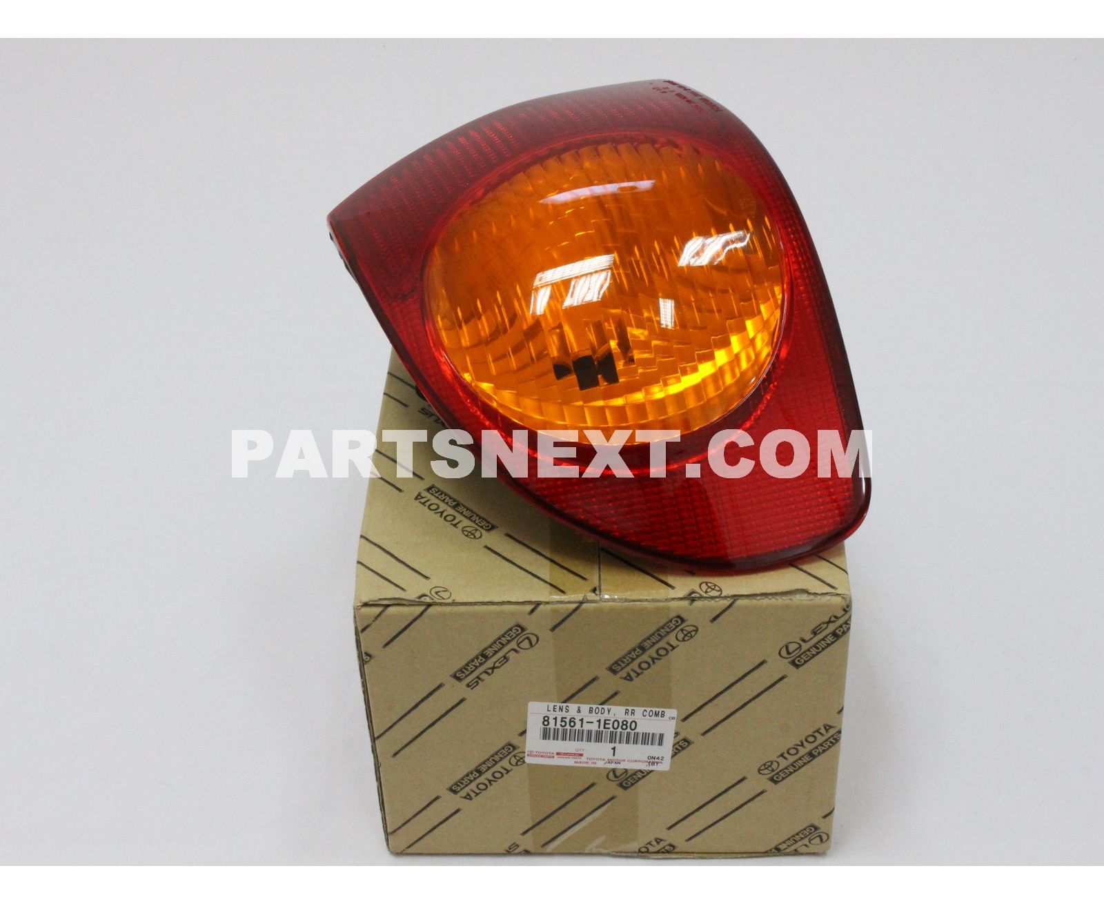 Toyota :: 81561-1E080 LENS, REAR COMBINATION LAMP, LH