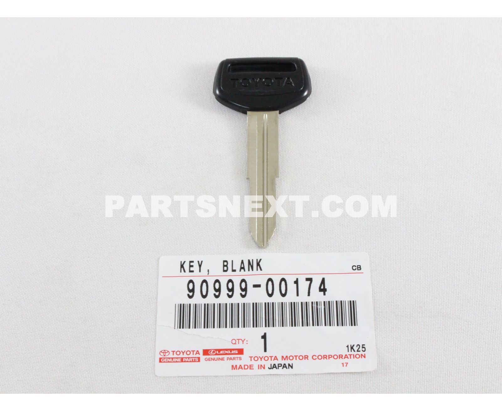 Toyota :: 90999-00174 KEY, BLANK