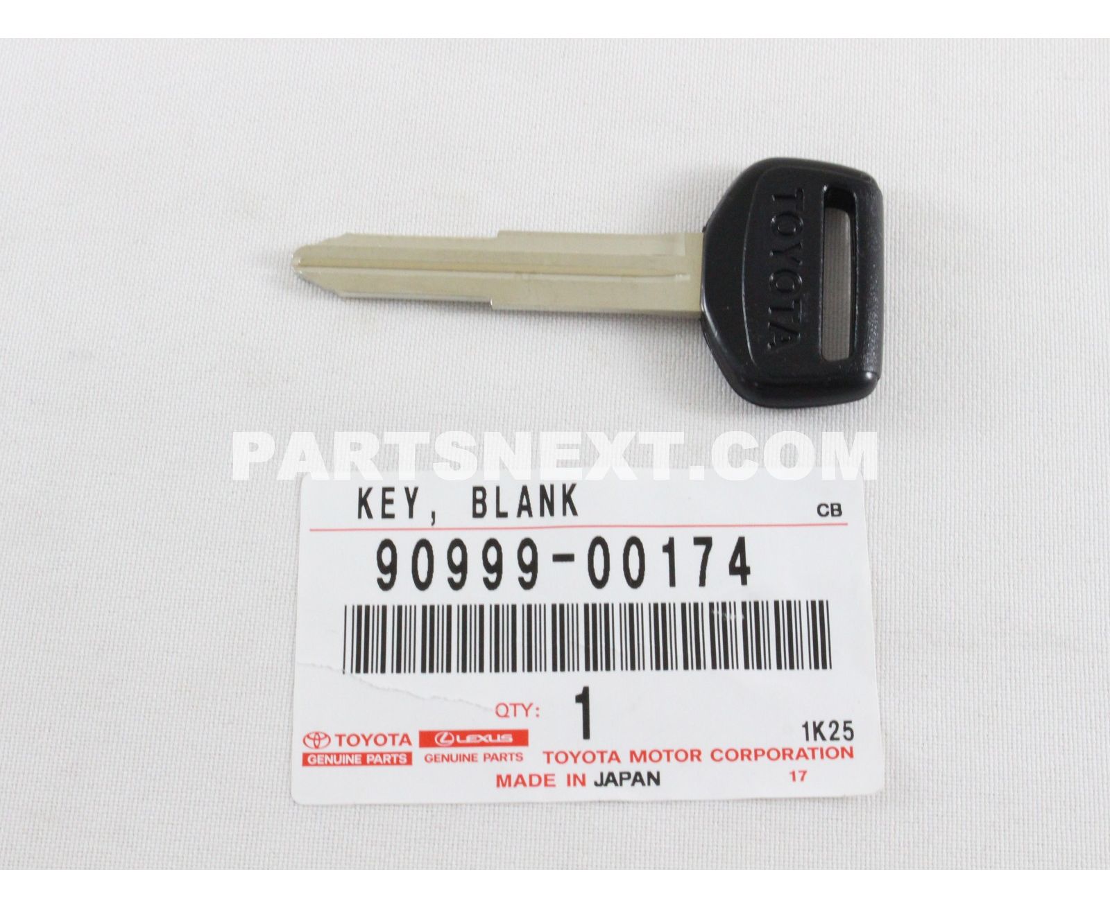 Toyota :: 90999-00174 KEY, BLANK