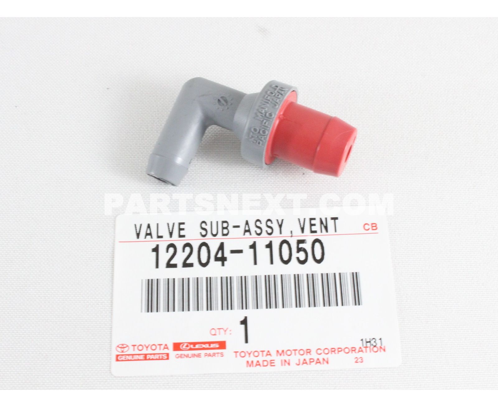 Toyota :: 12204-11050 VALVE SUB-ASSY, VENTILATION