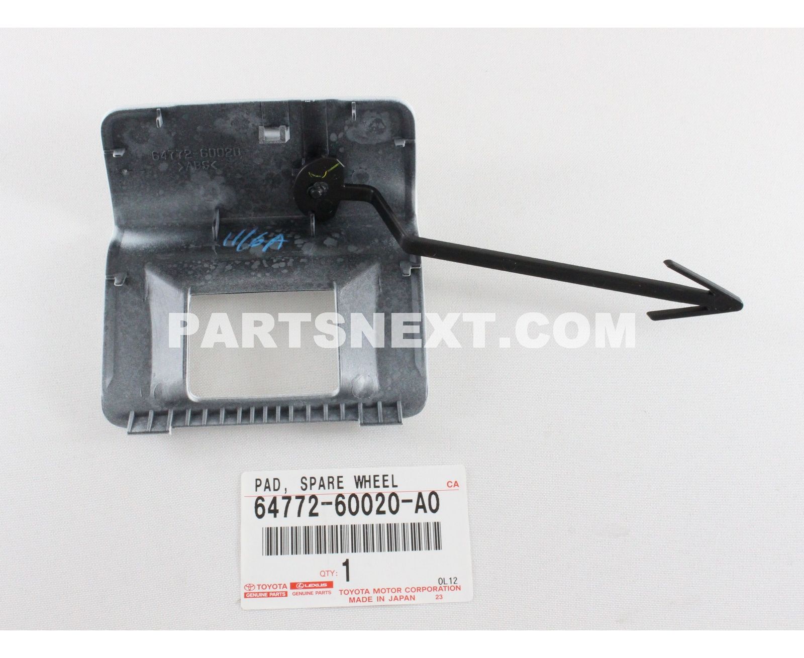 Toyota :: 64772-60020-A0 PAD, SPARE WHEEL COVER