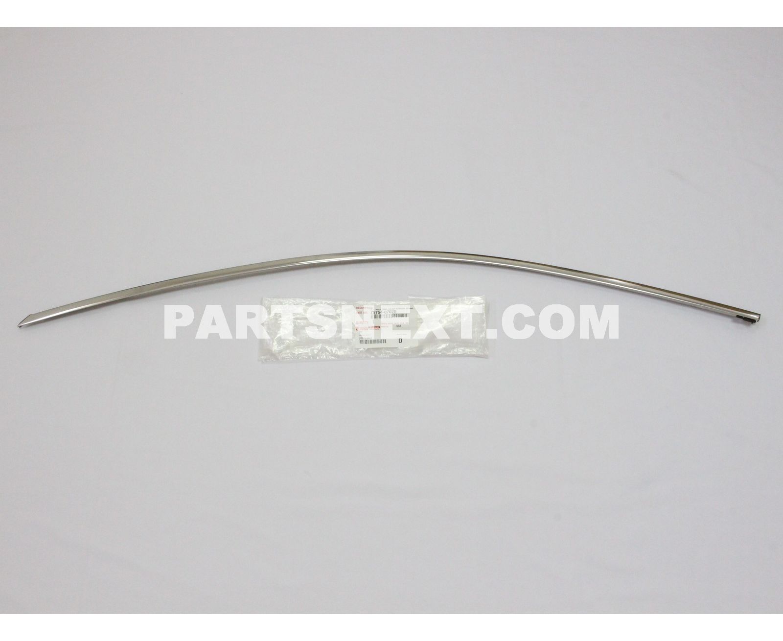 Toyota :: 75754-07020 MOULDING, FRONT DOOR WINDOW FRAME, UPPER LH