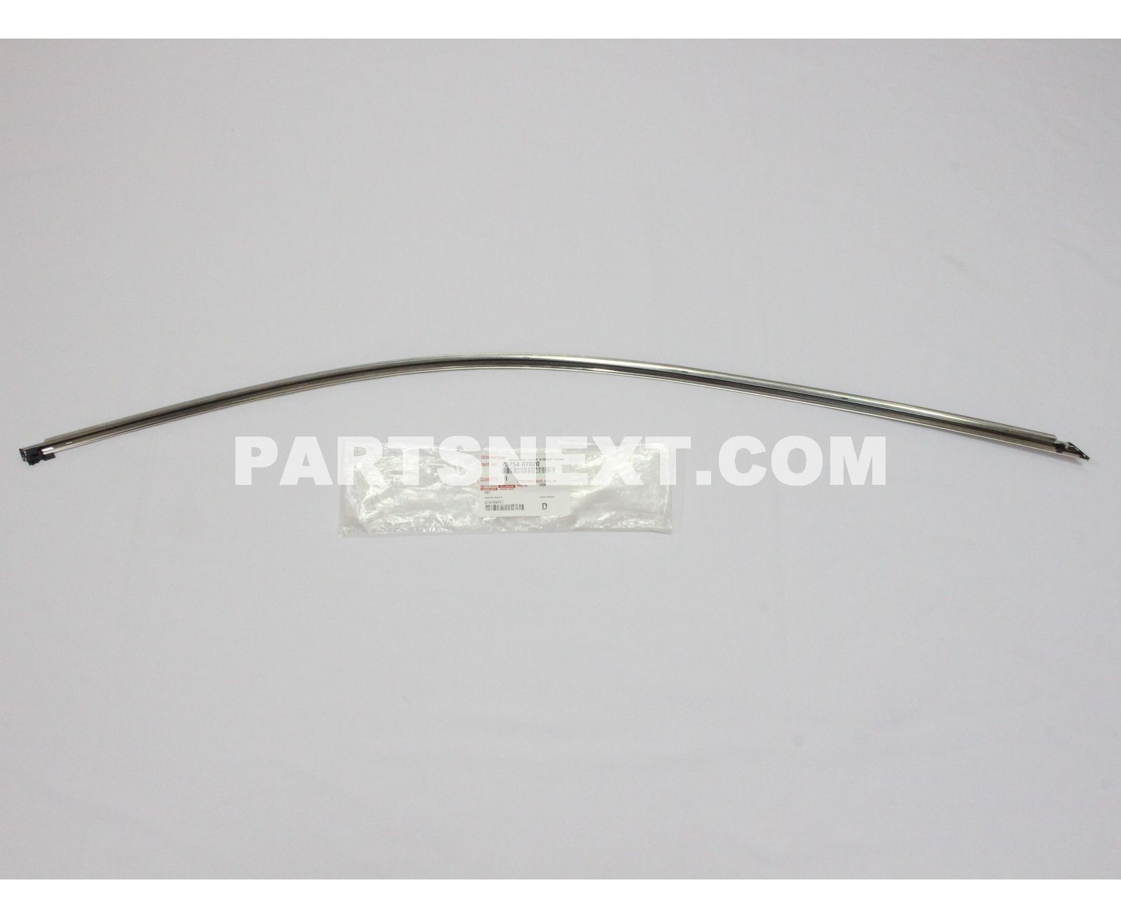 Toyota :: 75754-07020 MOULDING, FRONT DOOR WINDOW FRAME, UPPER LH