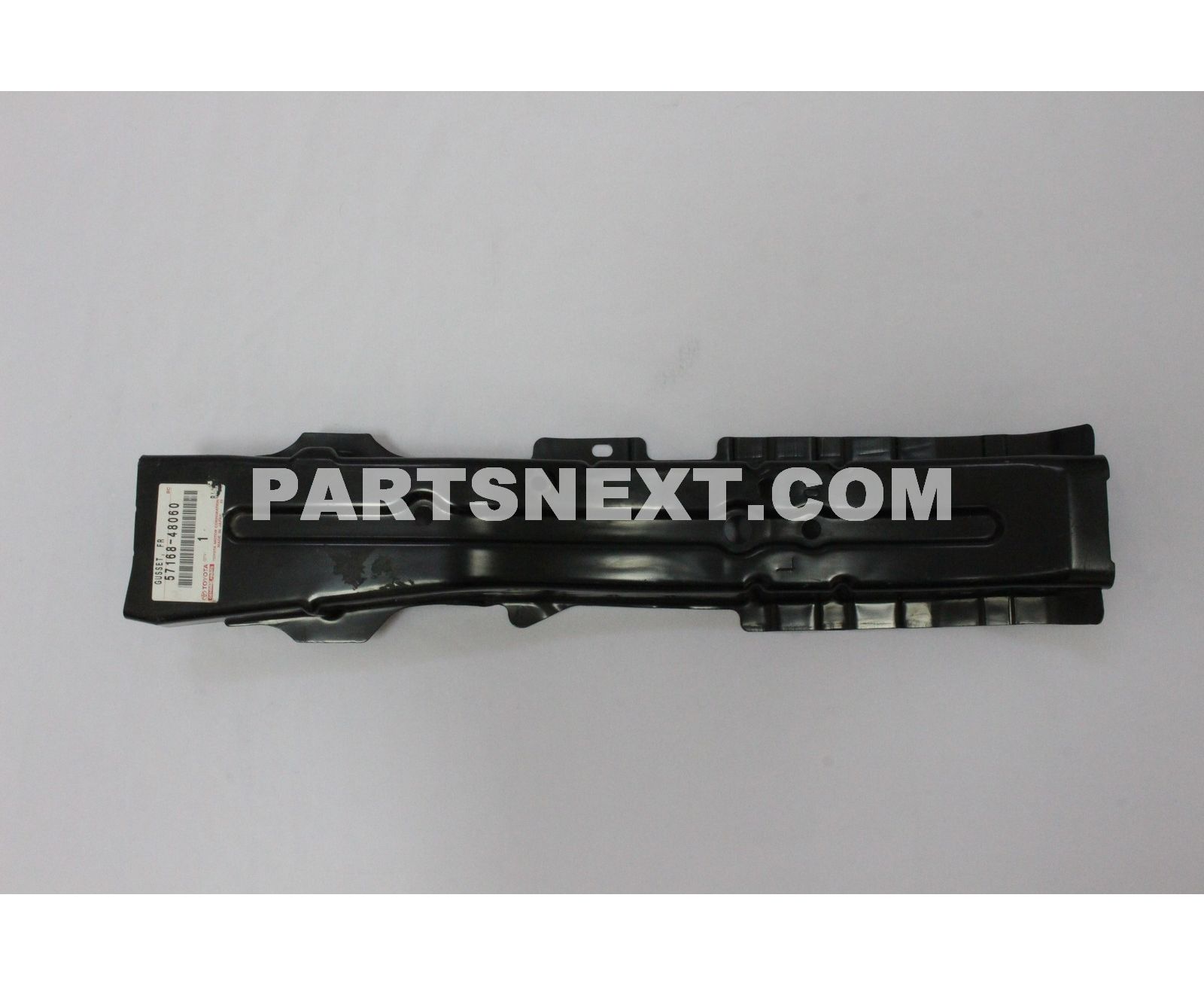 Toyota :: 57168-48060 GUSSET, FRONT CROSSMEMBER SIDE, LH