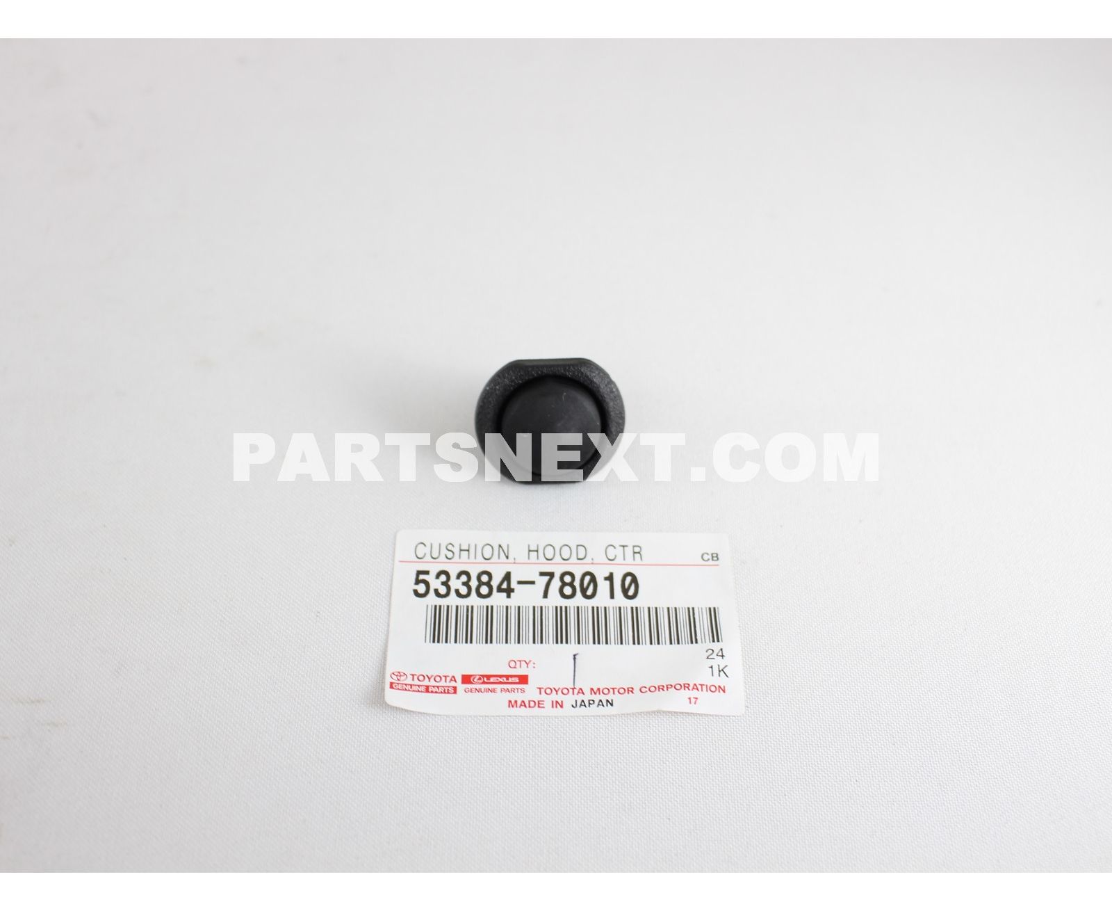 Toyota :: 53384-78010 CUSHION, HOOD, CENTER