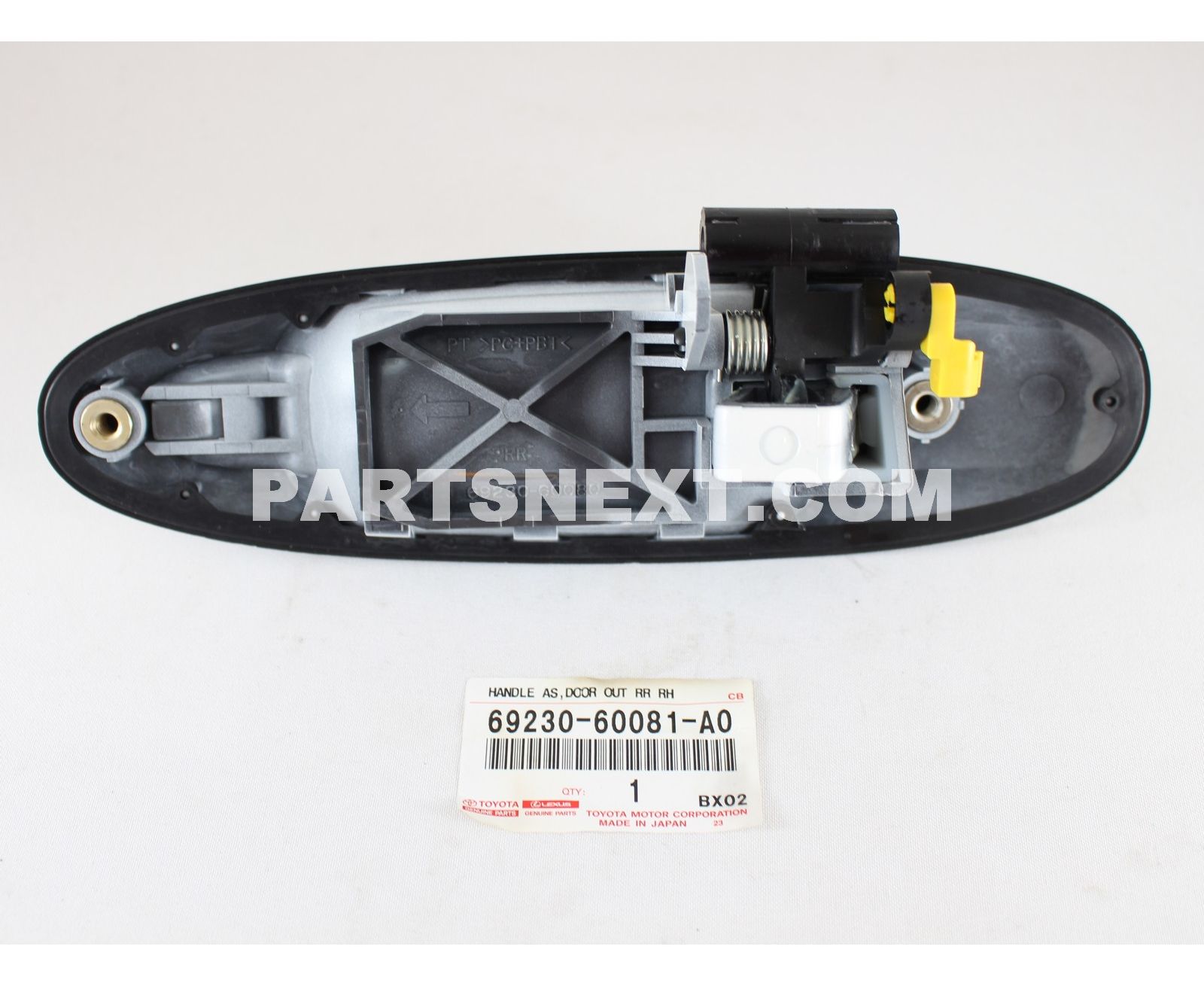 Toyota :: 69230-60081-A0 HANDLE ASSY, REAR DOOR OUTSIDE, RH