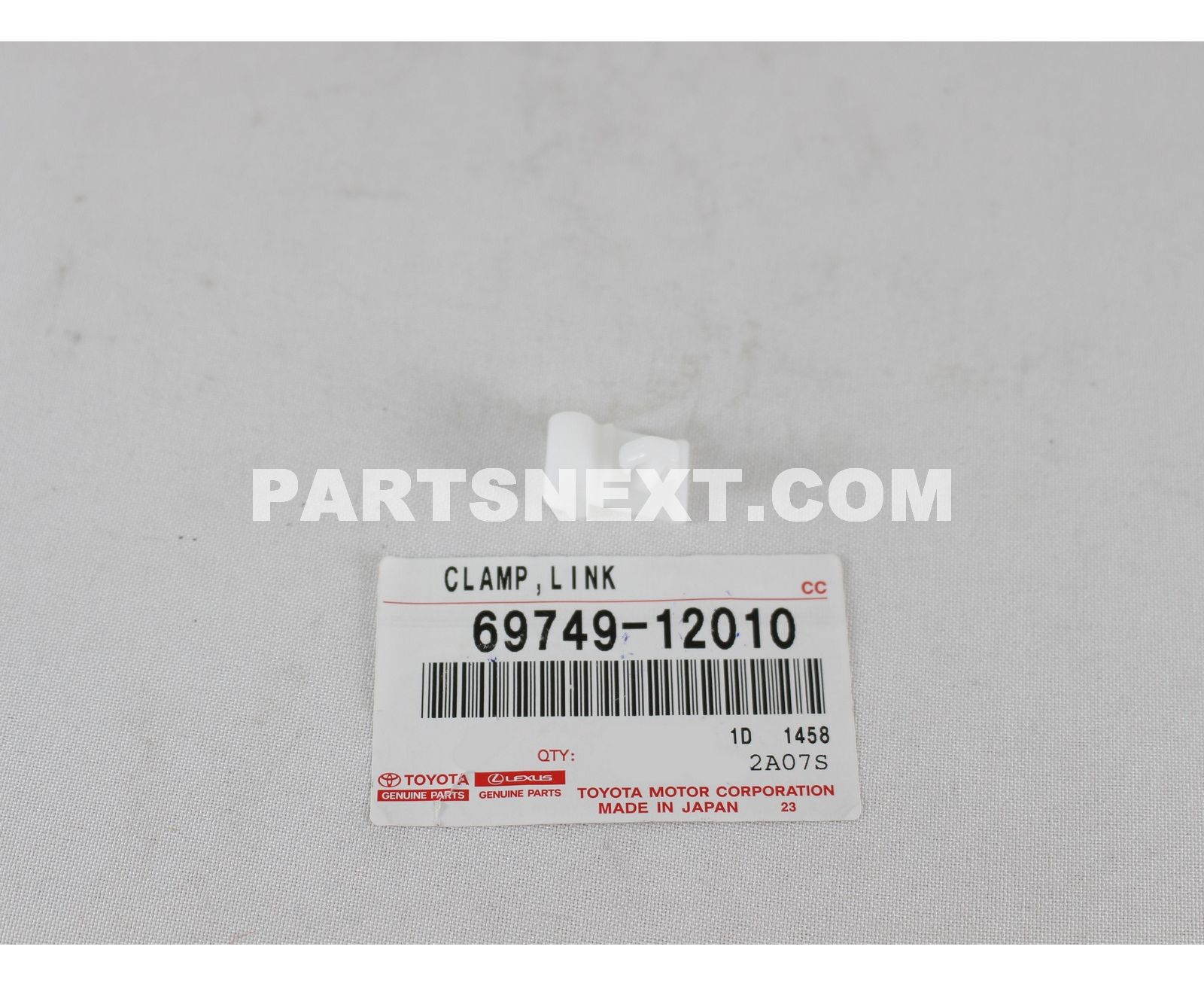 Toyota :: 69749-12010 CLAMP (FOR FUEL LID LOCK CONTROL CABLE)