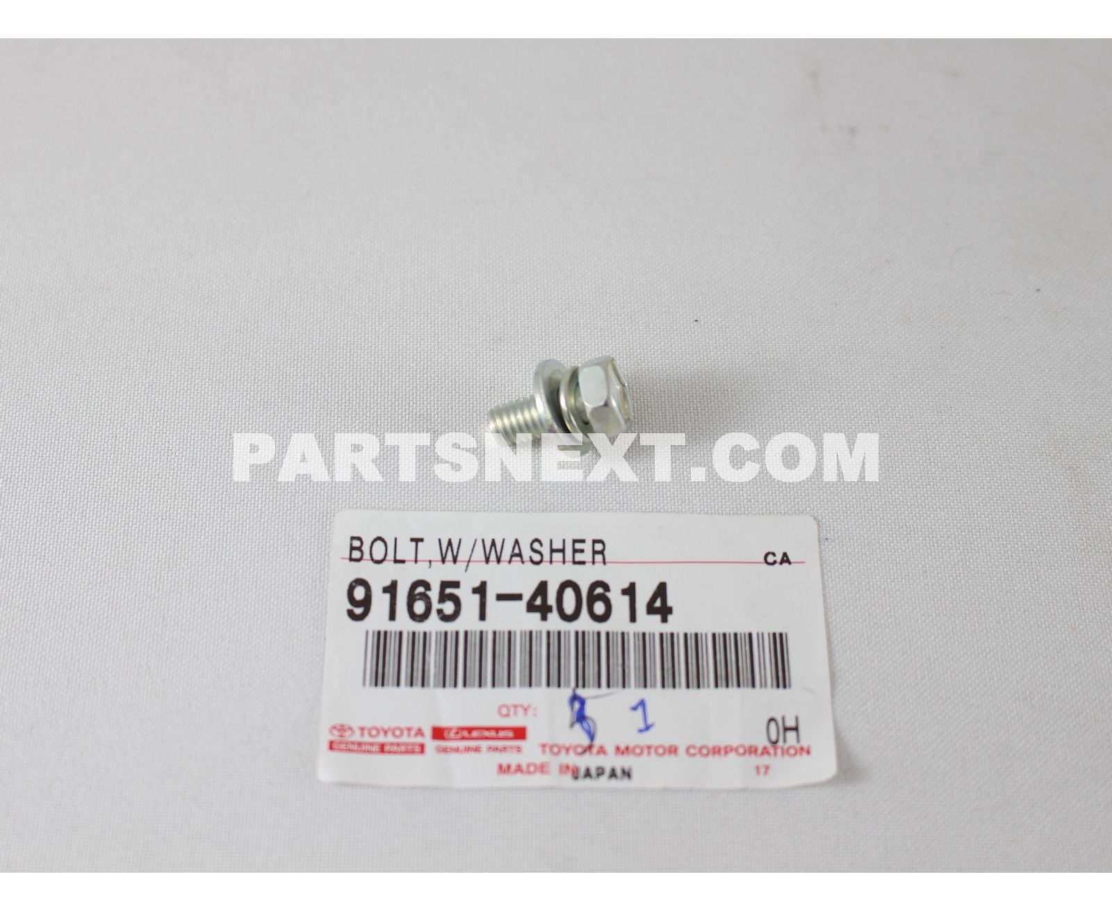 Toyota :: 91651-40614 BOLT,W/WASHER