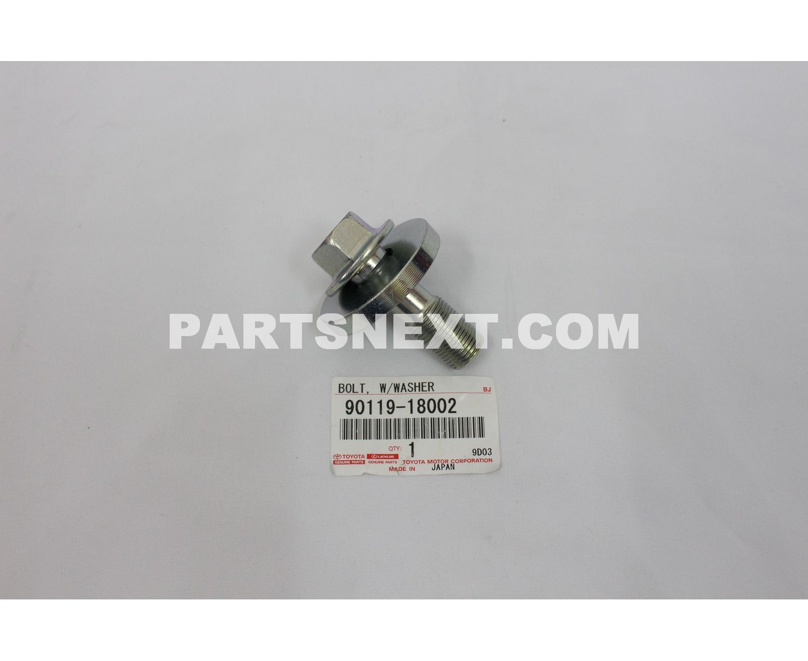 Toyota :: 90119-18002 BOLT(FOR CRANKSHAFT PULLEY SET)