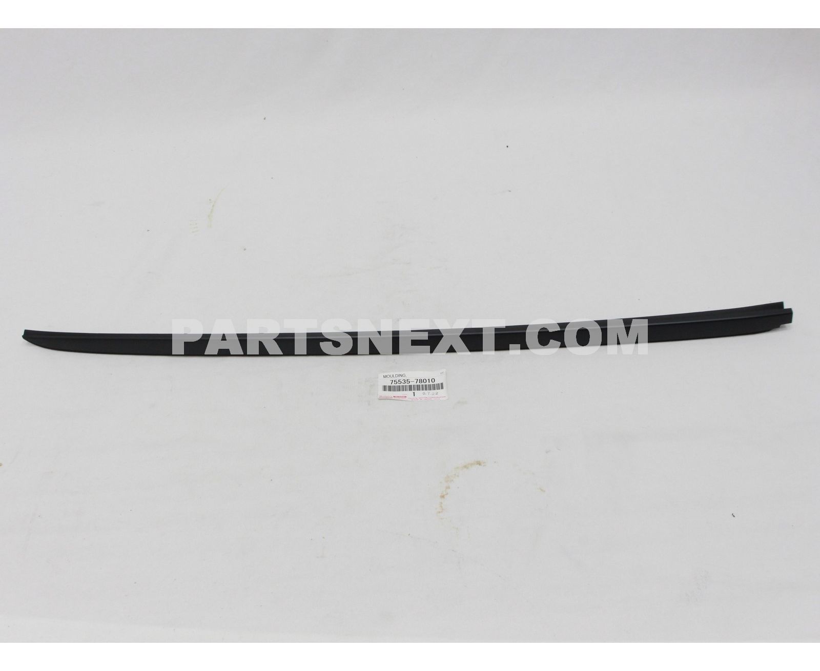 Toyota :: 75535-78010 MOULDING, WINDSHIELD, OUTSIDE RH