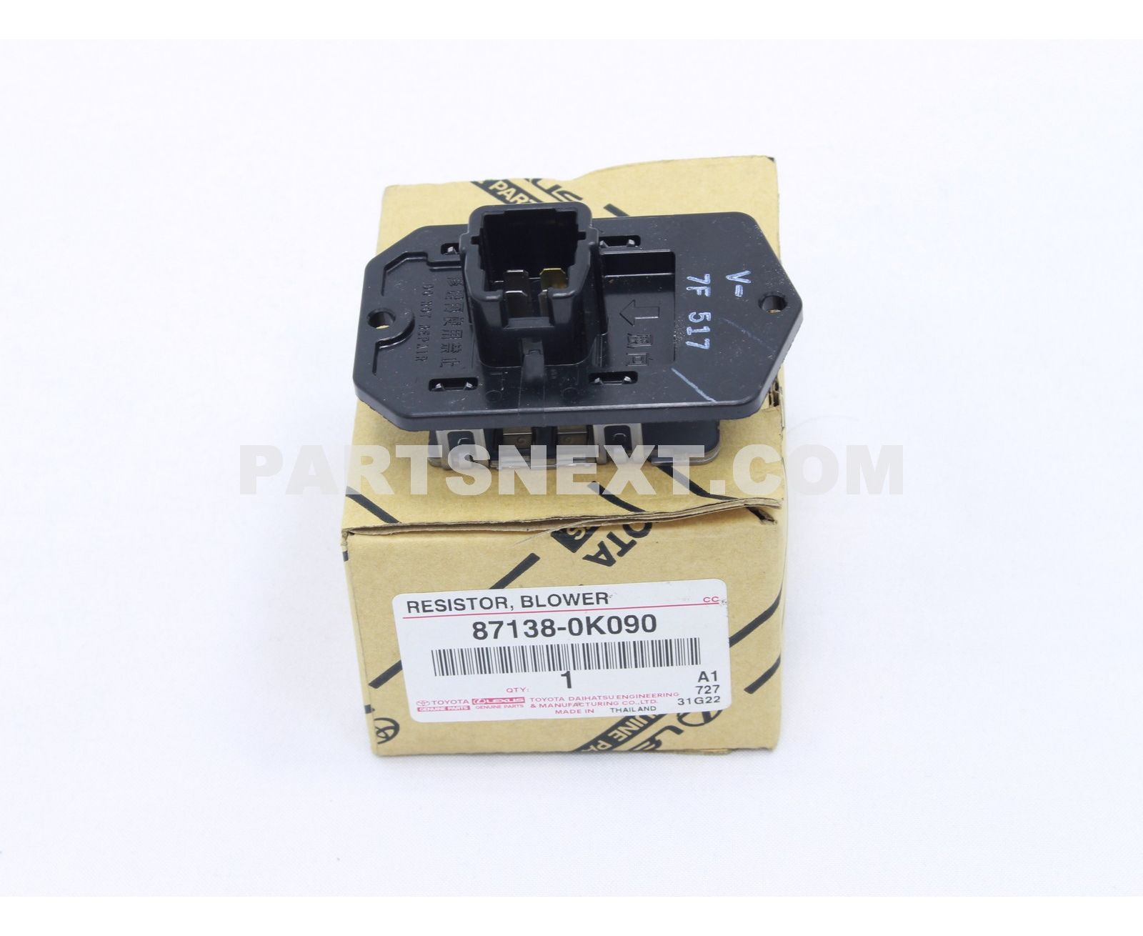Toyota :: 87138-0K090 RESISTOR, BLOWER