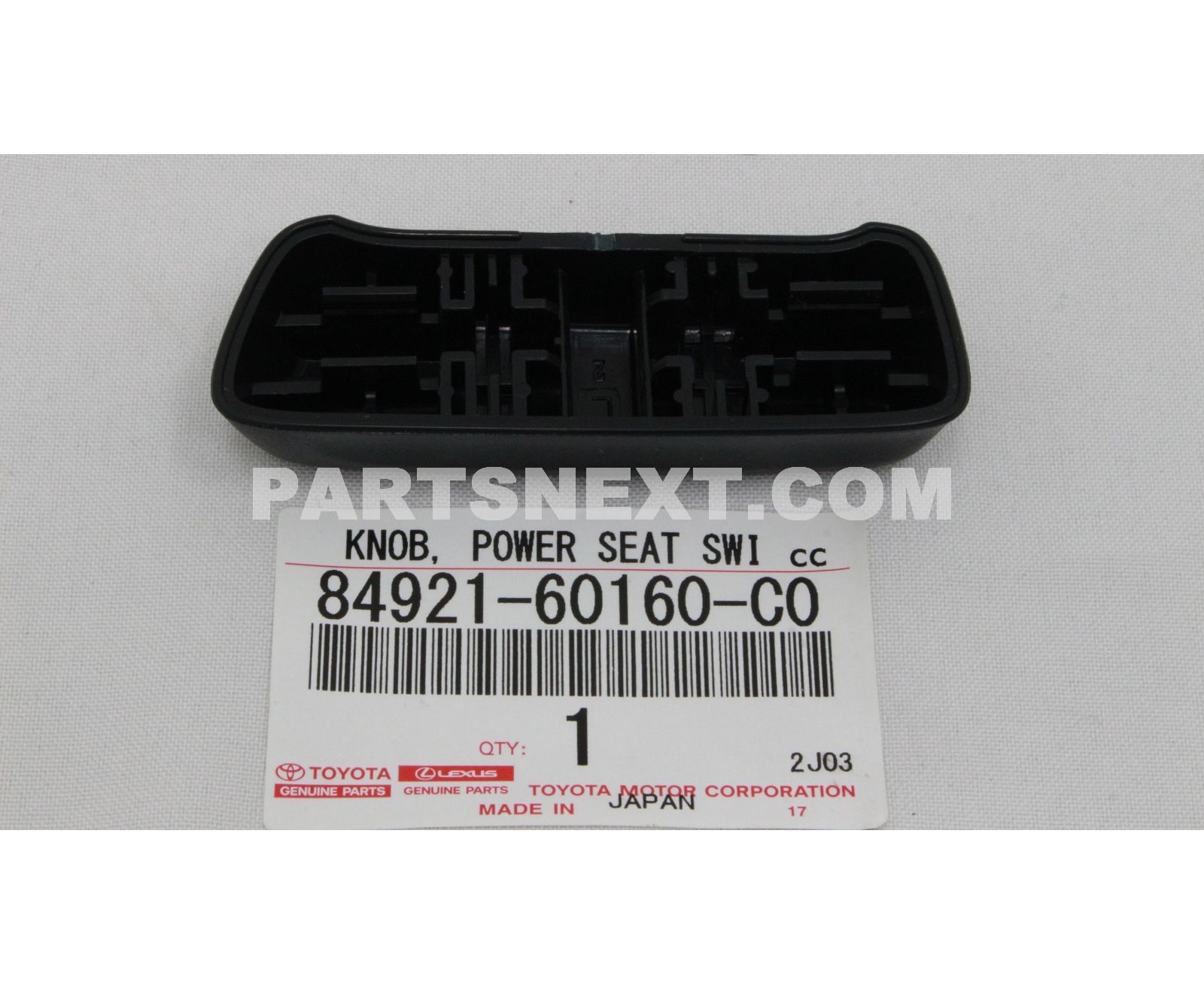 Toyota :: 84921-60160-C0 KNOB, POWER SEAT SWITCH (FOR SLIDE & VERTICAL)