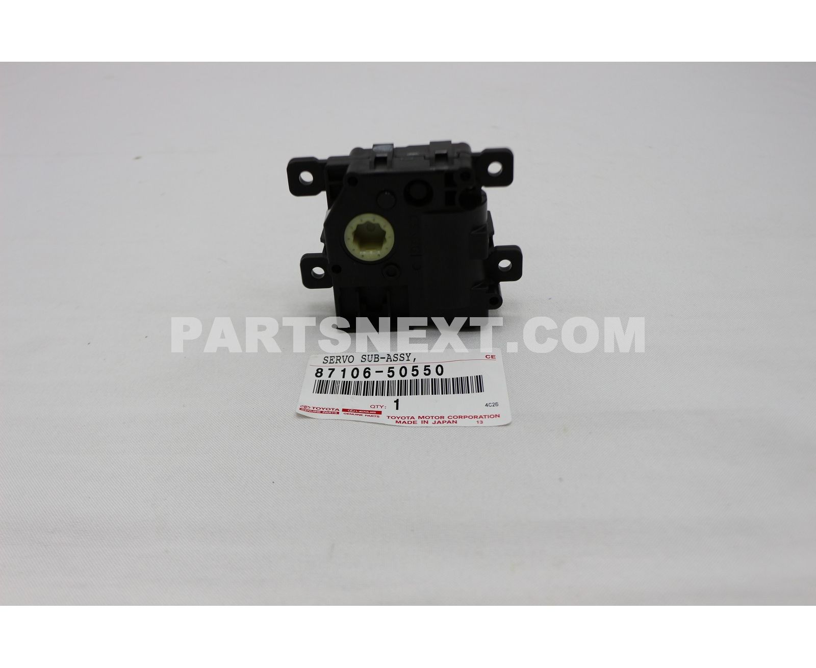 Toyota :: 87106-50550 DAMPER SERVO SUB-ASSY, AIR CONDITIONER RADIATOR, NO.1