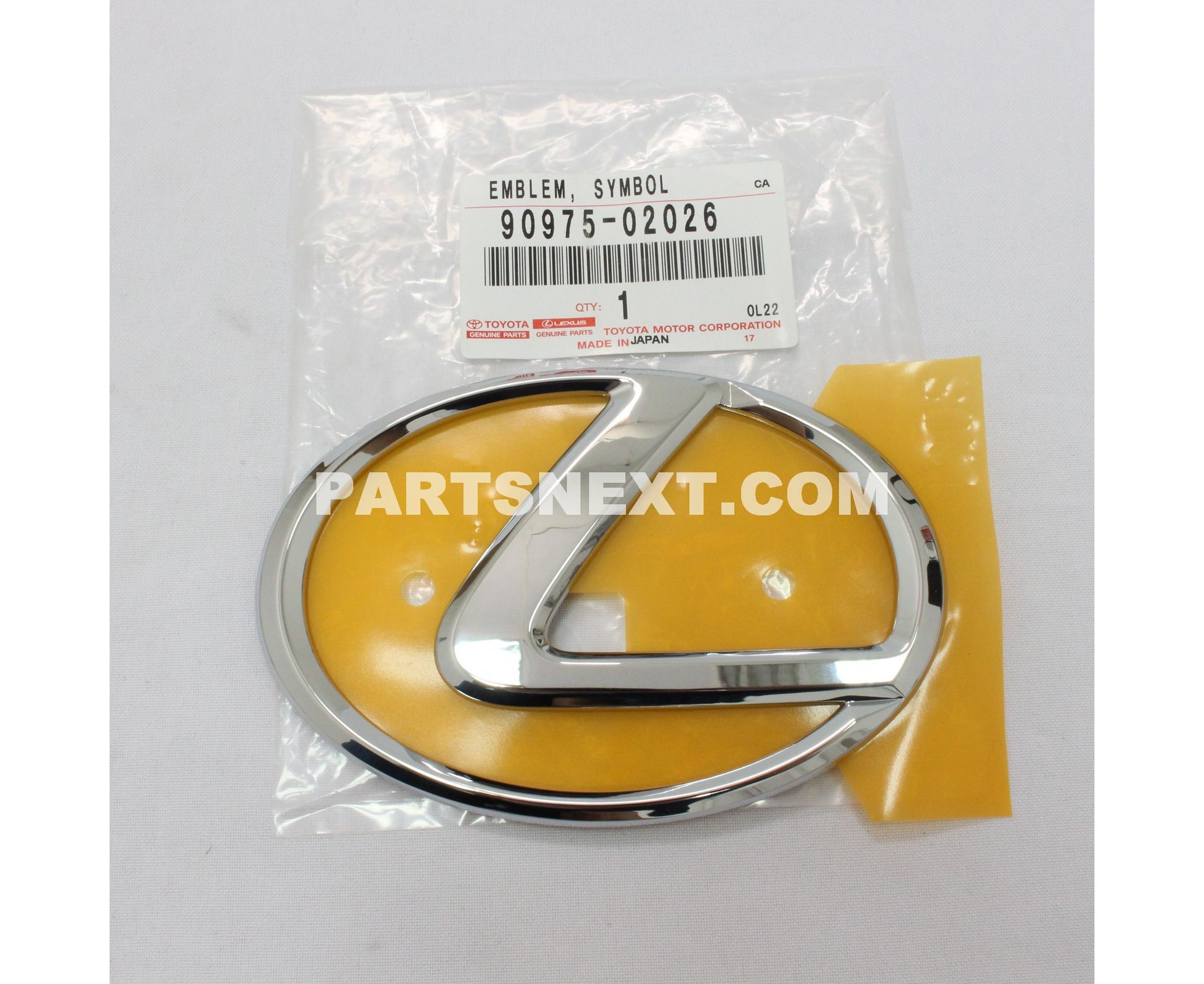 Toyota :: 90975-02026 EMBLEM, BACK DOOR, NO.1