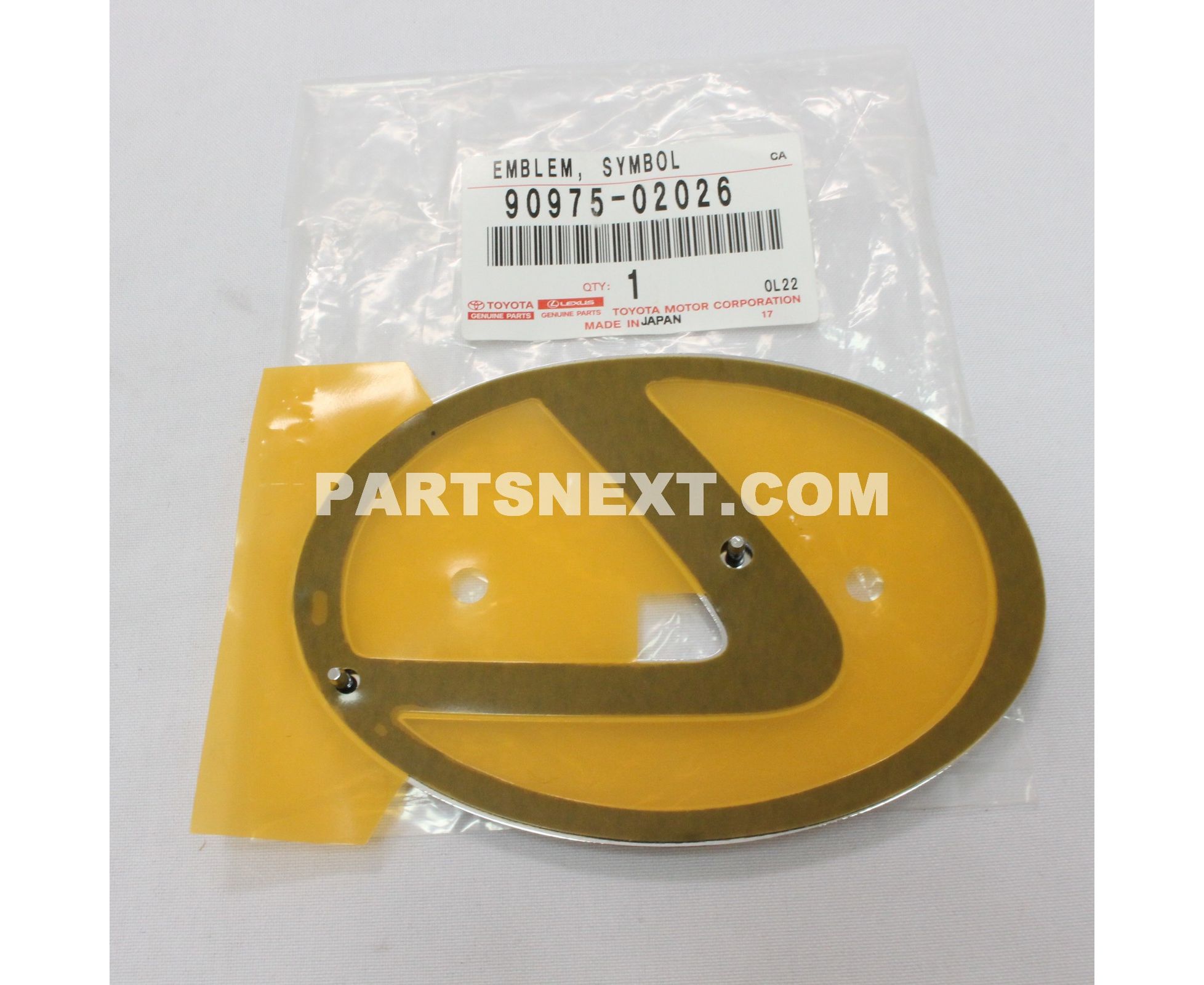 Toyota :: 90975-02026 EMBLEM, BACK DOOR, NO.1
