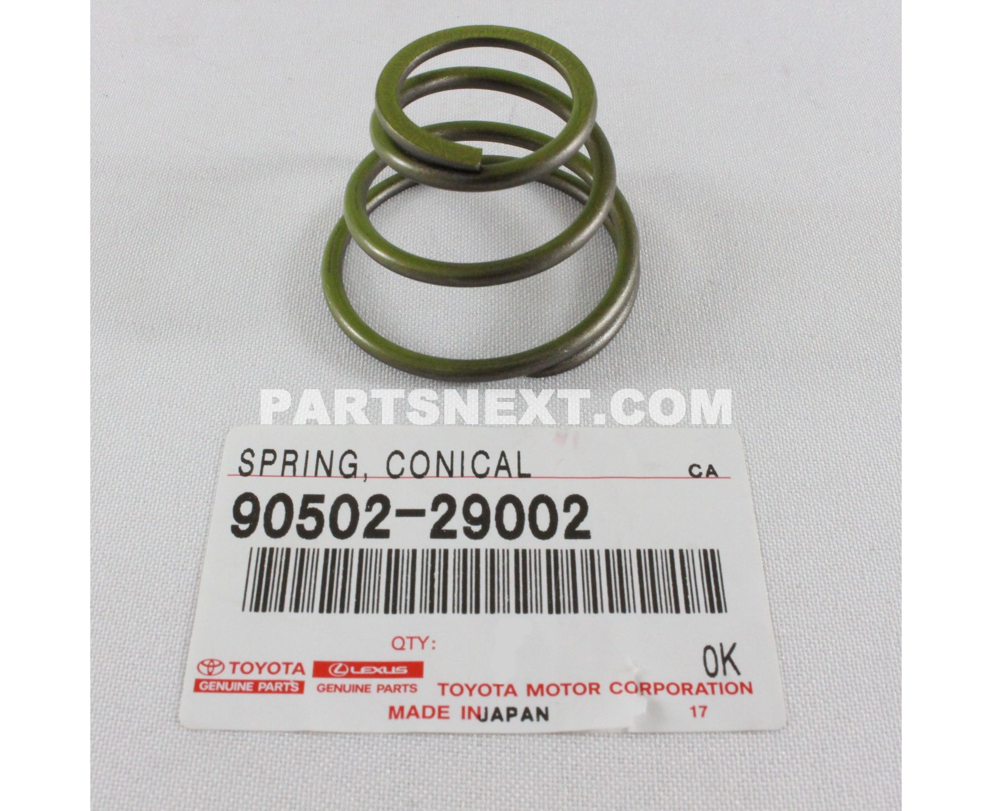 Toyota :: 90502-29002 SPRING, CONICAL (FOR SHIFT LEVER)
