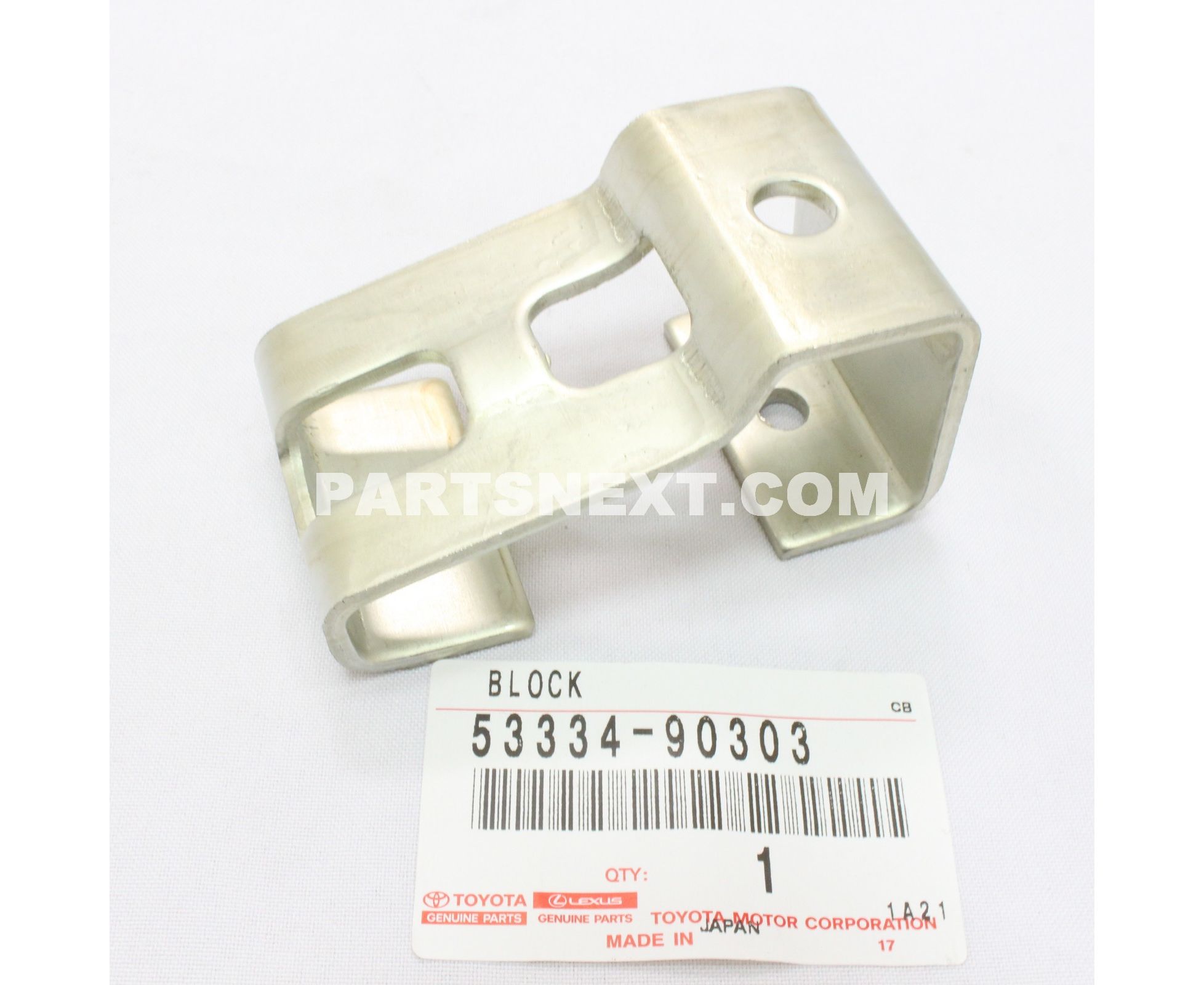 Toyota :: 53334-90303 BLOCK, WINDSHIELD REST