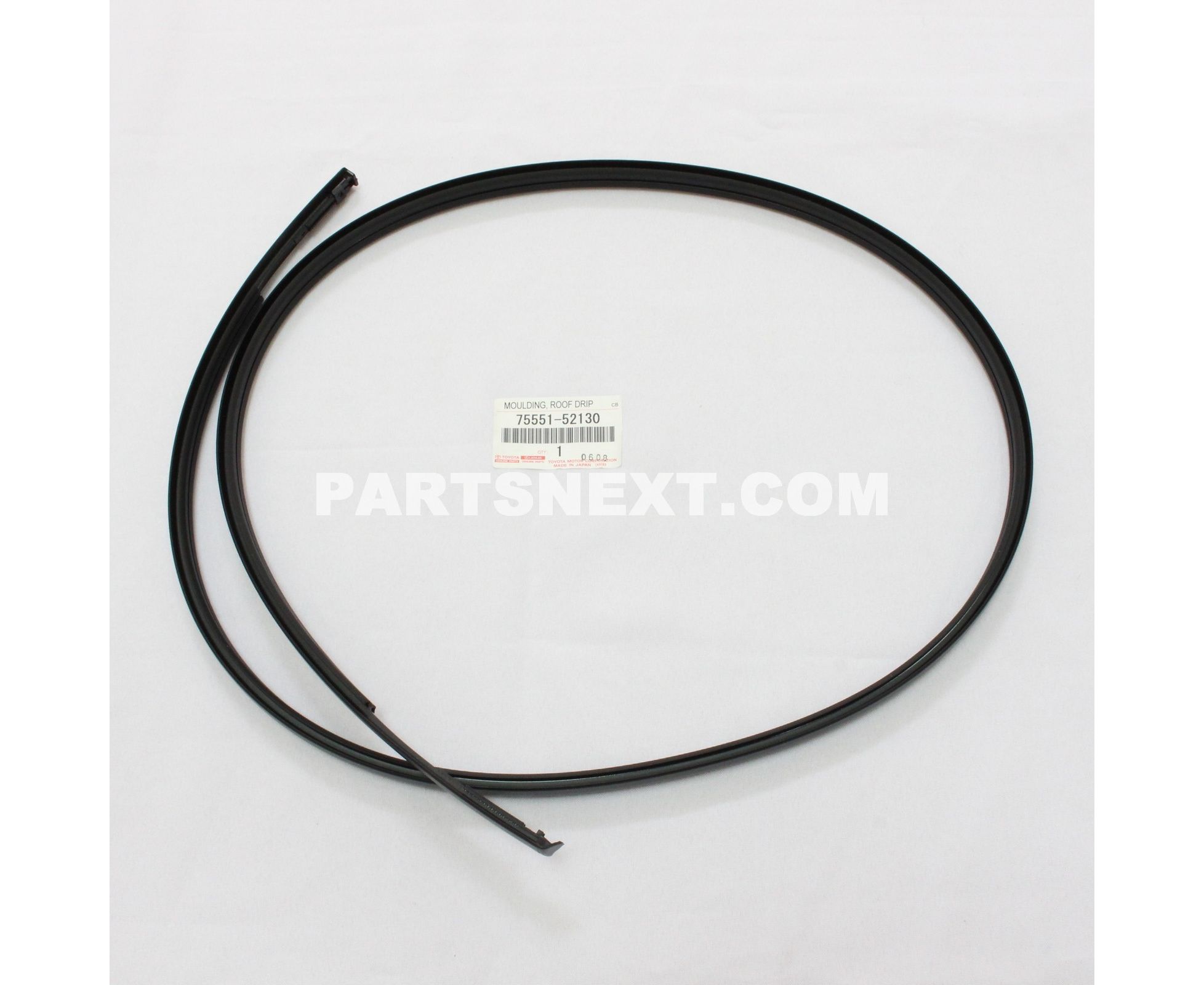 Toyota :: 75551-52130 MOULDING, ROOF DRIP SIDE FINISH, RH/LH