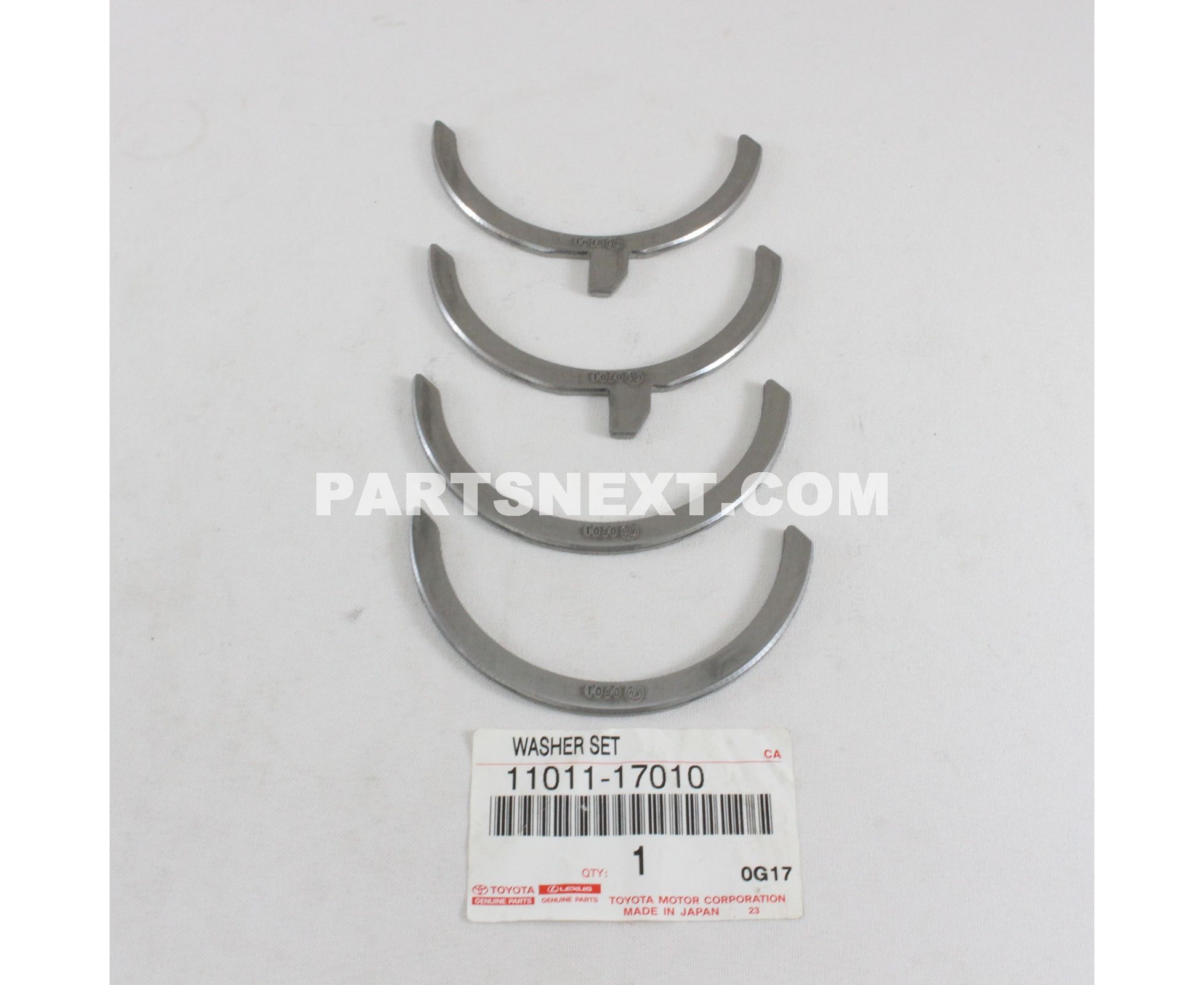 Toyota :: 11011-17010 WASHER SET, CRANKSHAFT THRUST